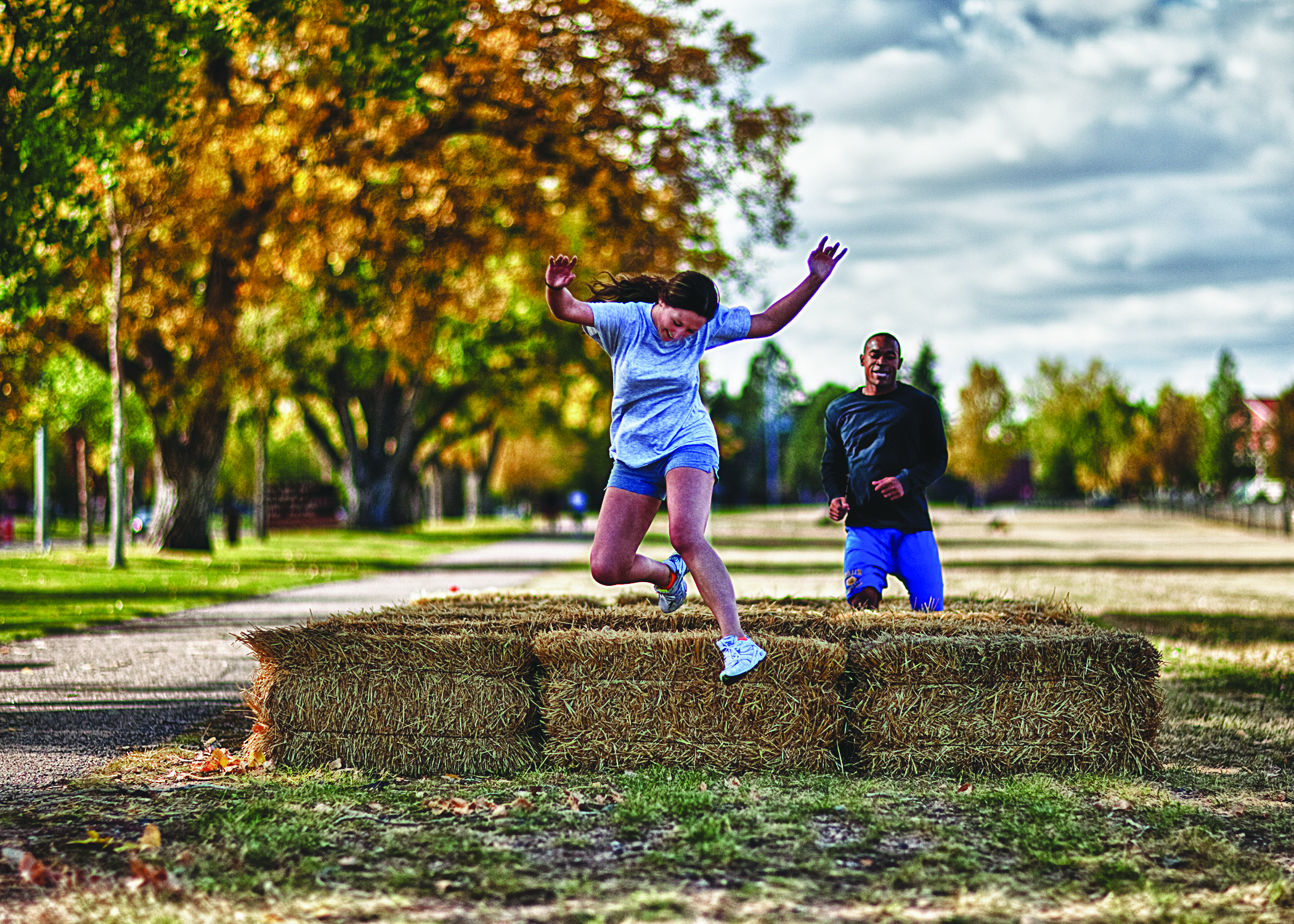 Mighty Ninety members run Domestic Violence Awareness Month confidence ...