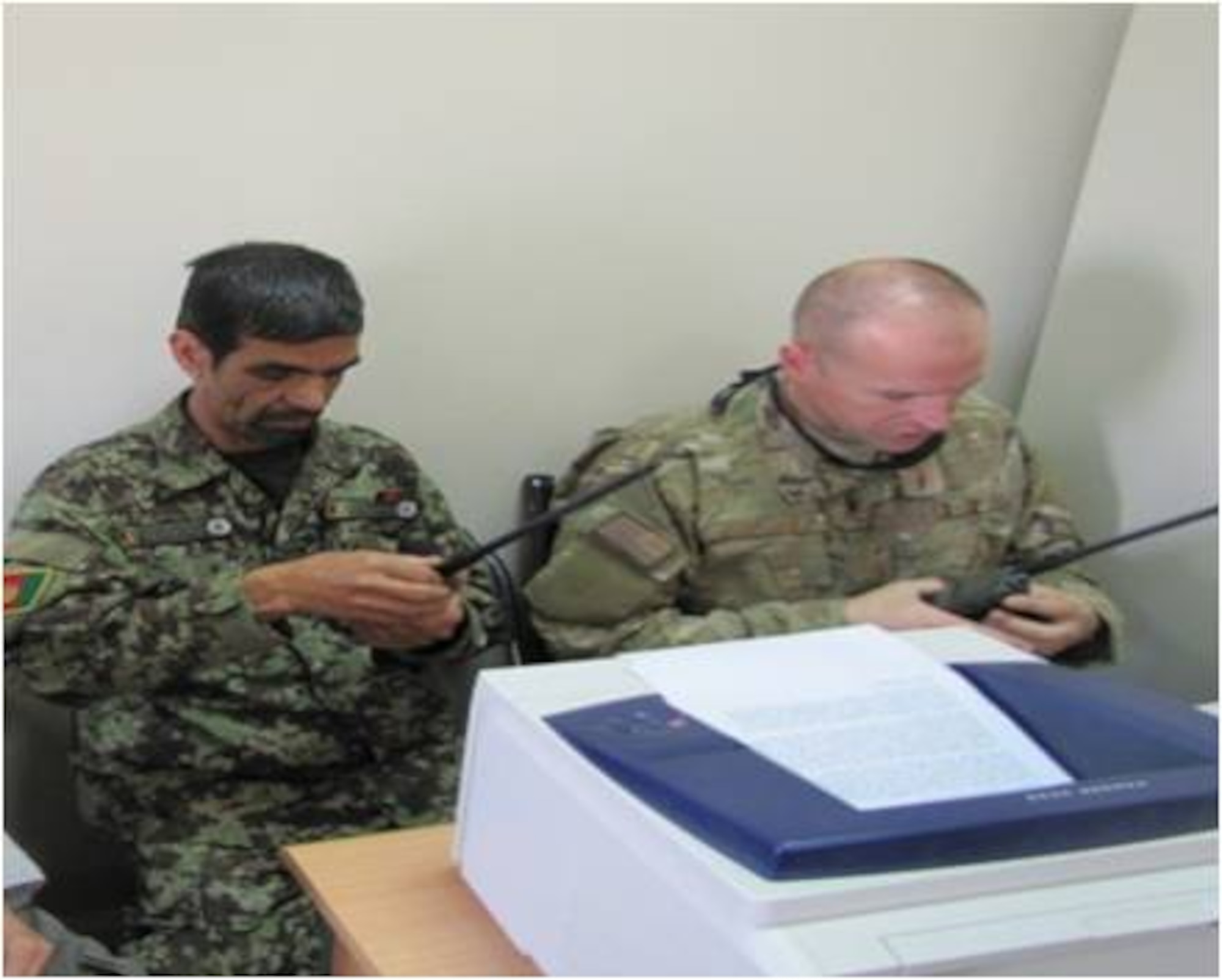 Afghan airmen gain handheld radios > U.S. Air Forces Central > News