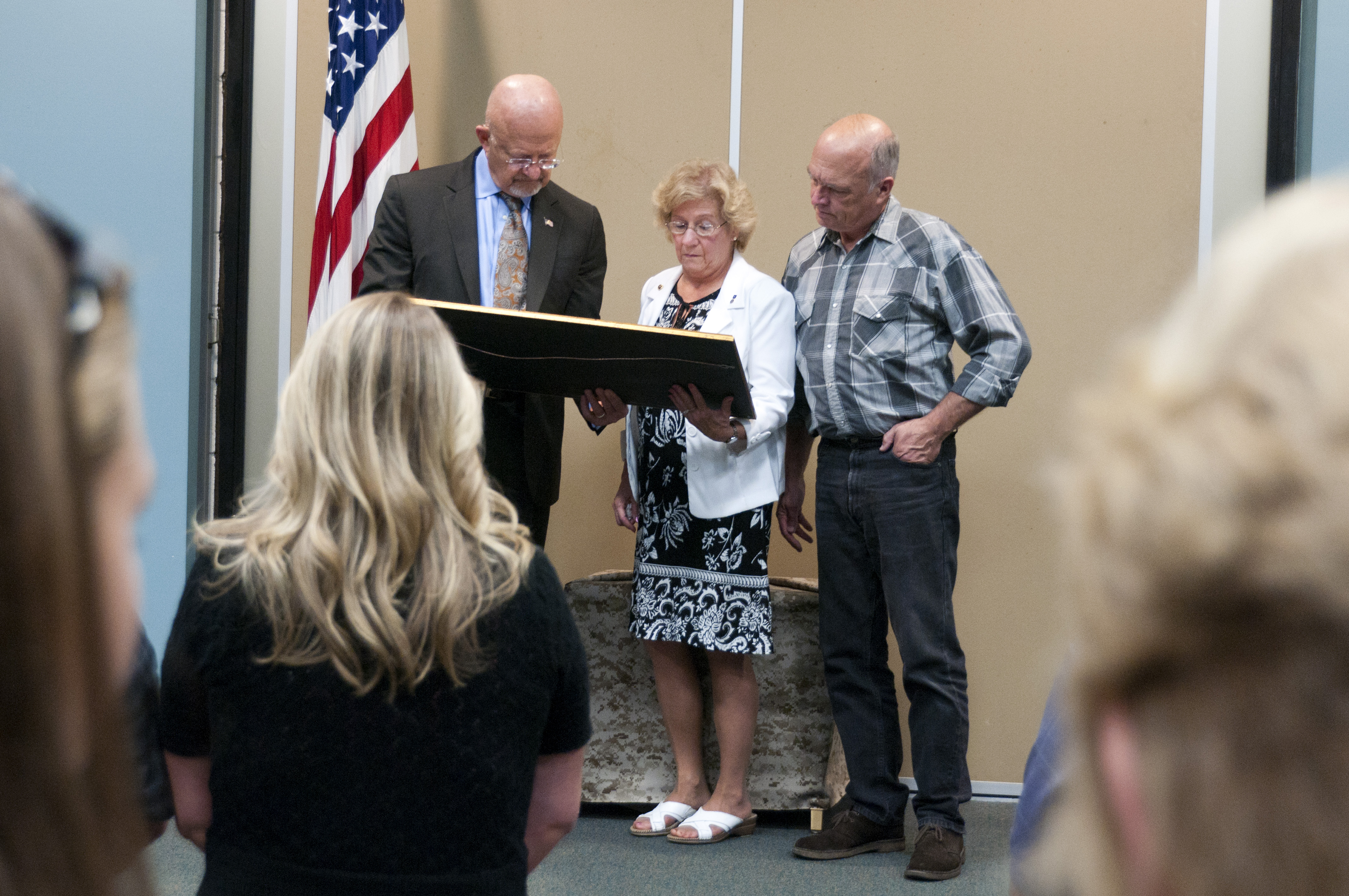 Director of National Intelligence, presents award of National ...