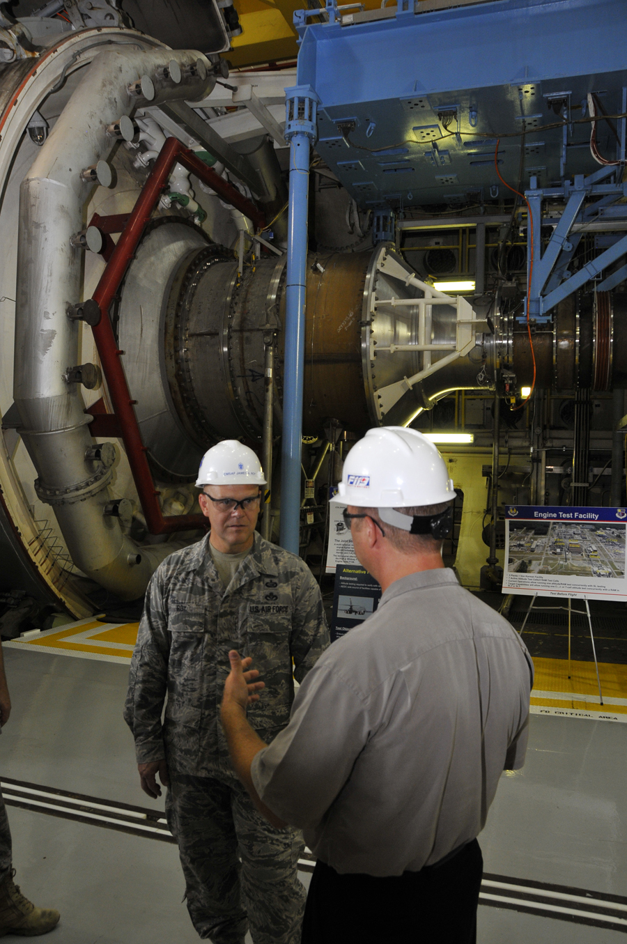 Chief Master Sgt. James Roy visits Arnold Air Force Base > Arnold Air ...