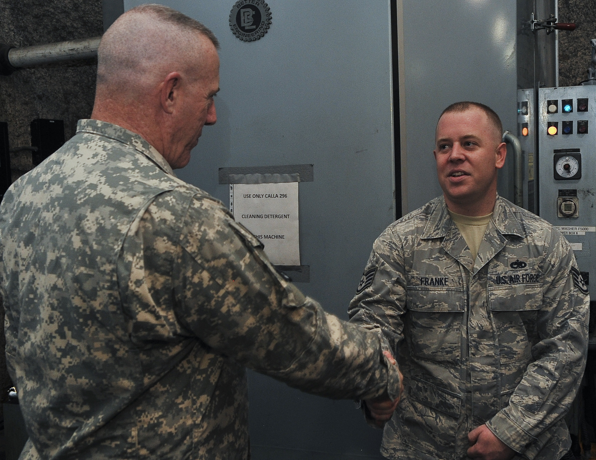 CENTCOM senior enlisted leader visits Airmen deployed to Southwest Asia ...