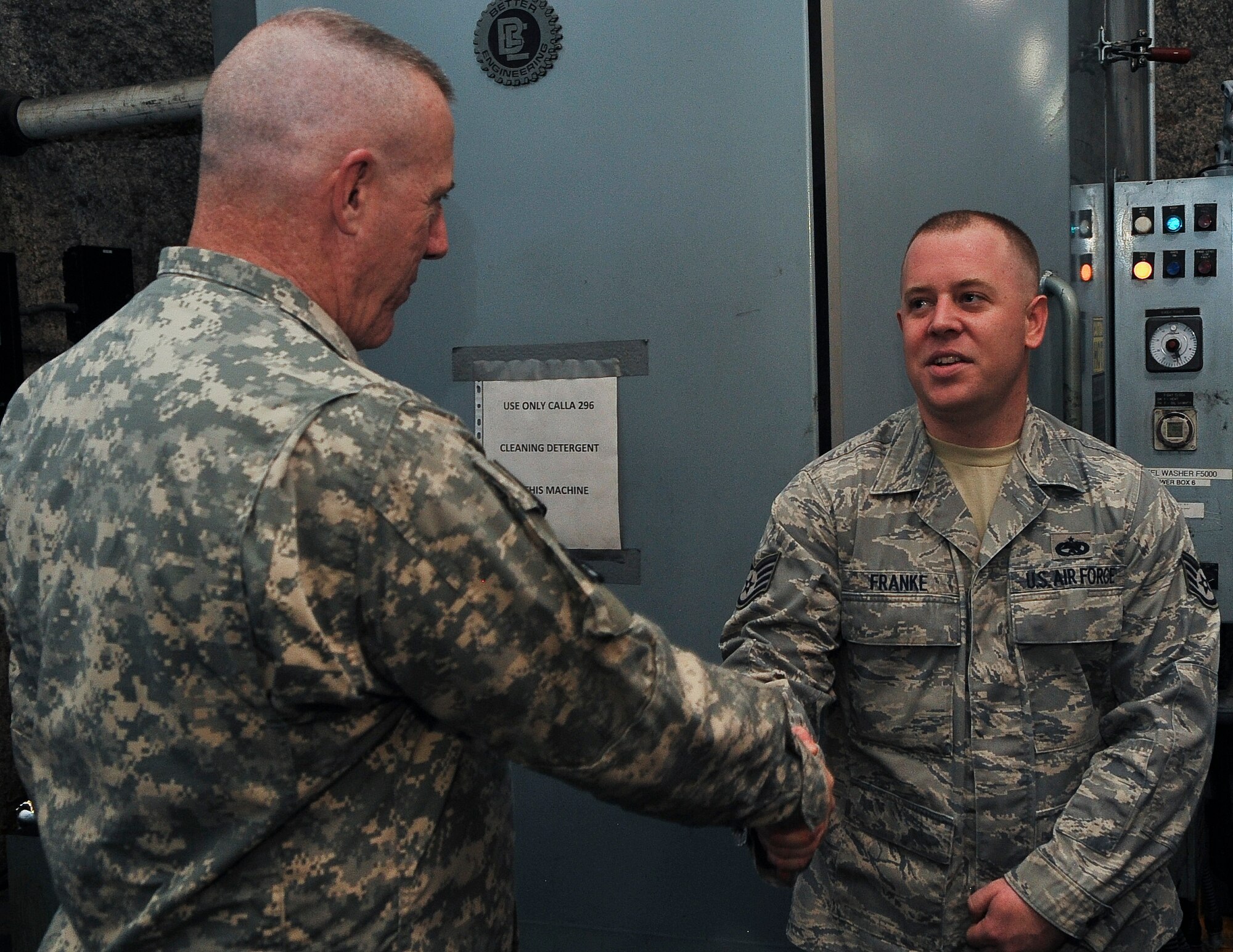 CENTCOM senior enlisted leader visits Airmen deployed to Southwest Asia ...