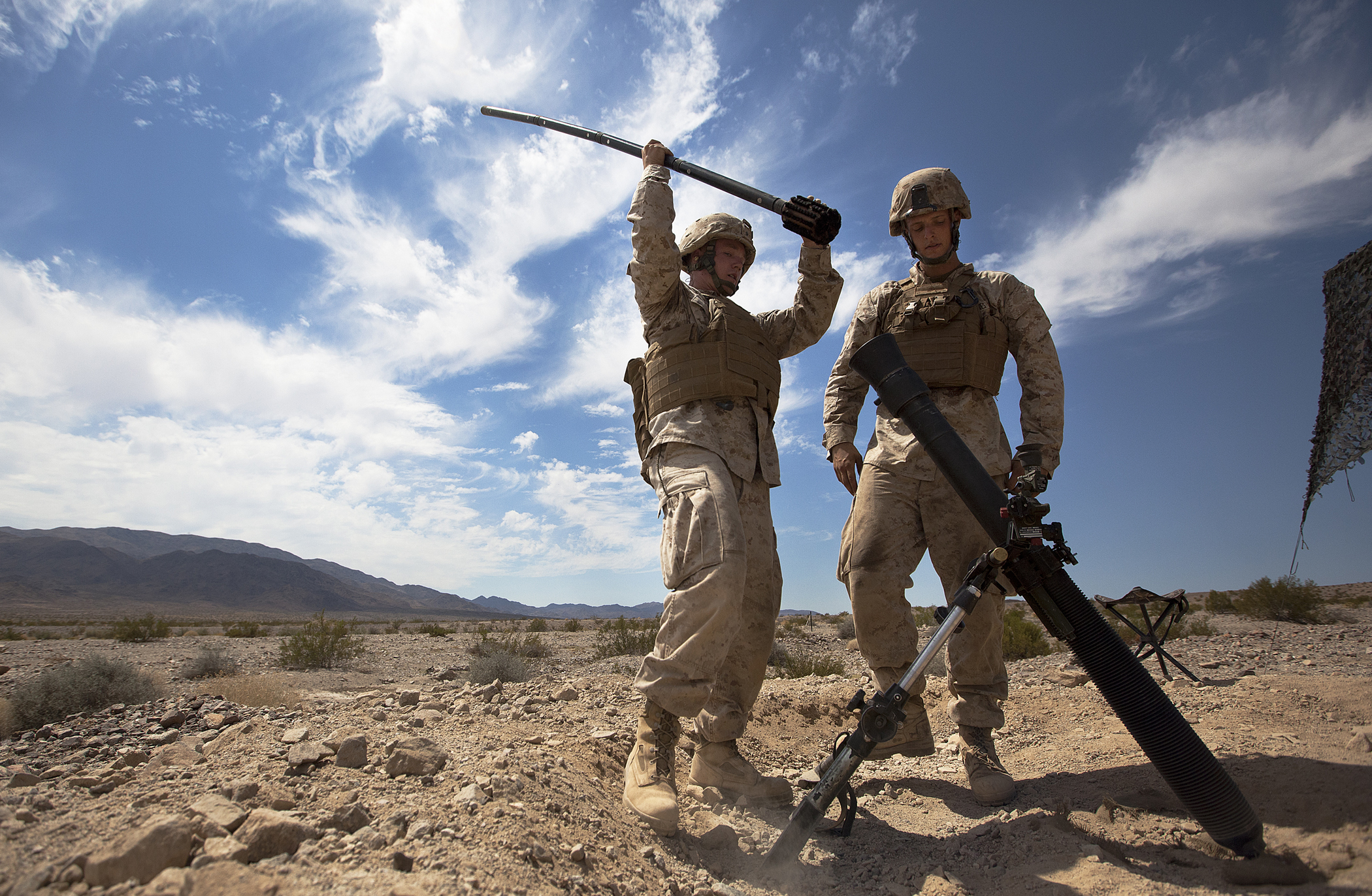 Symphony of fire: ‘America’s Battalion’ air, ground forces combine for ...