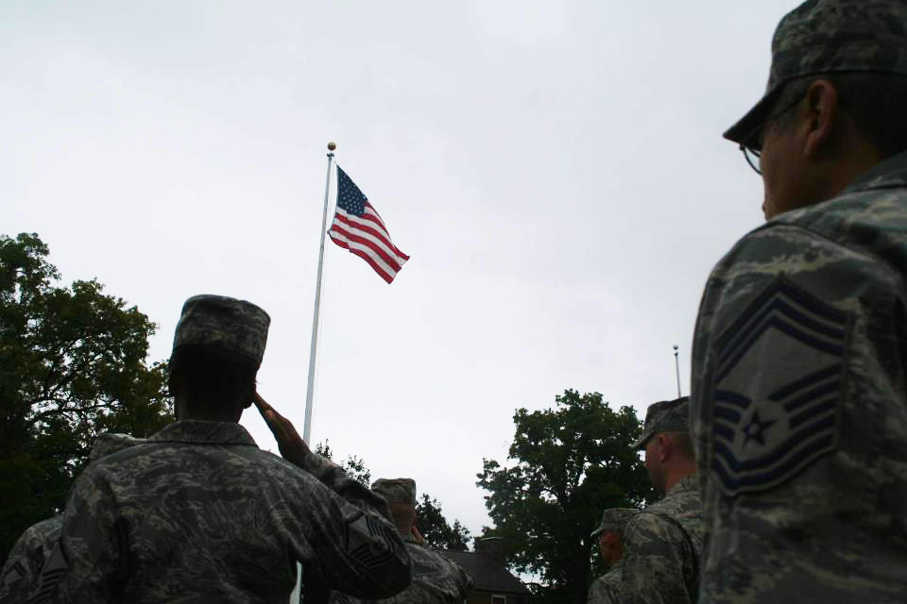 AMC Airmen observe 10th anniversary of 9/11 with retreat ceremony > Air ...