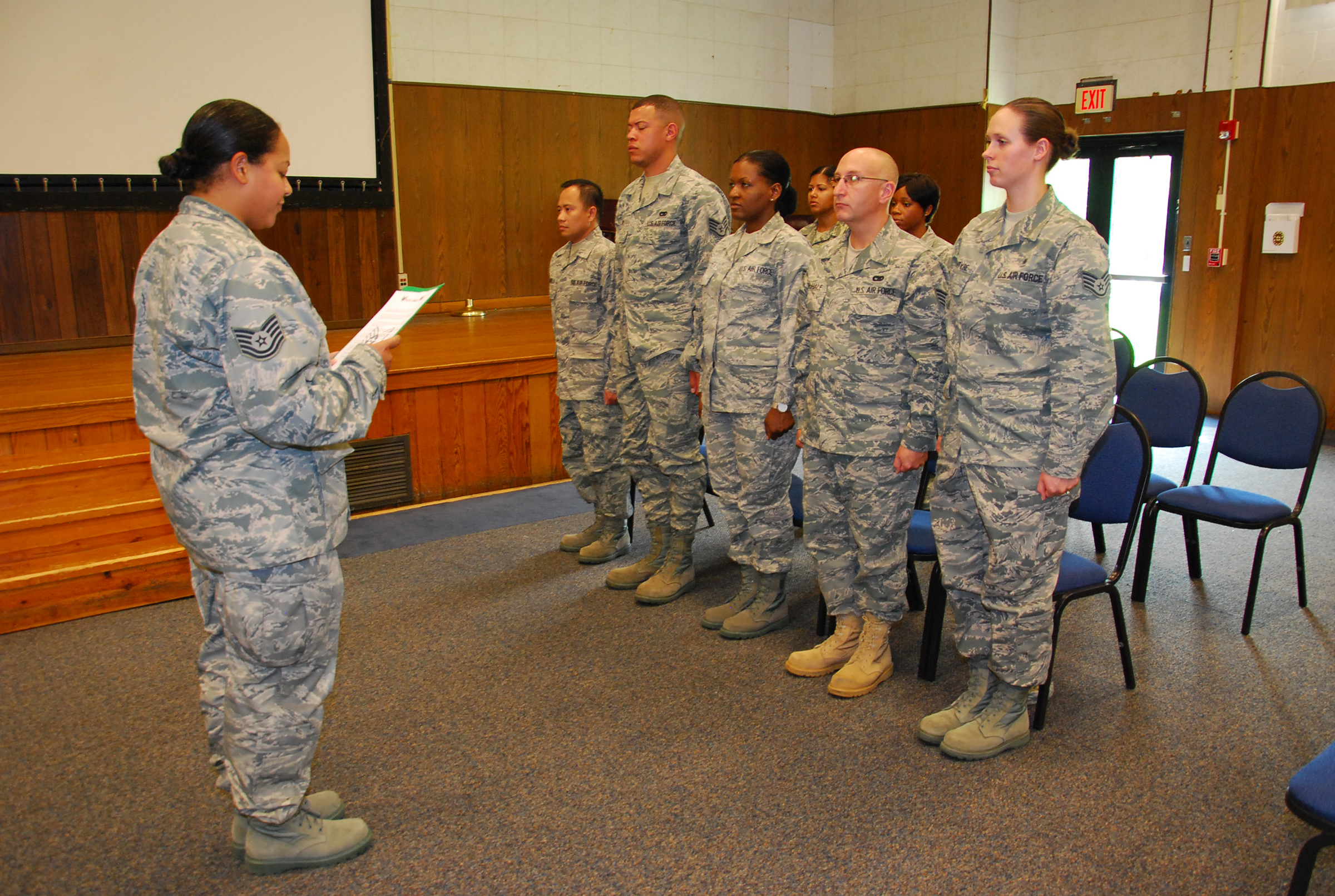459 ARW holds second NCO and SNCO induction ceremony of the year