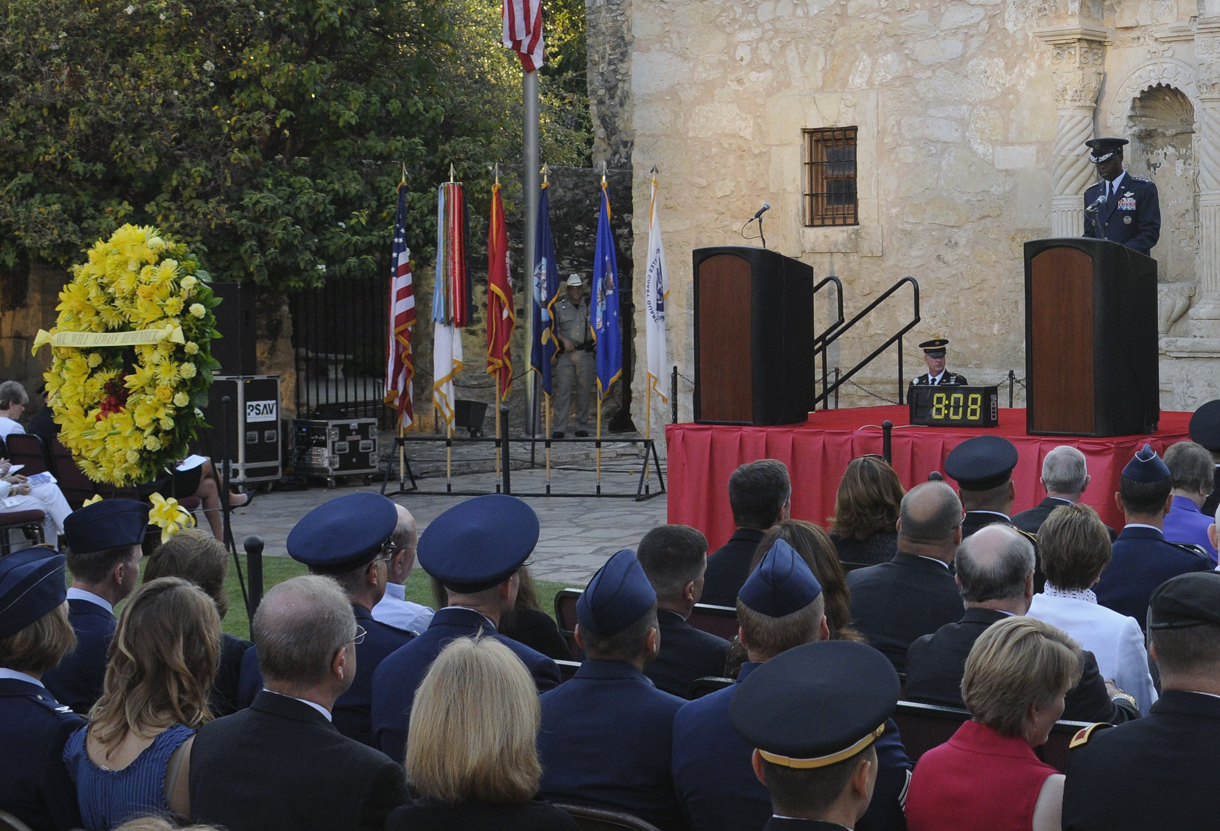9-11 Ceremony San Antonio
