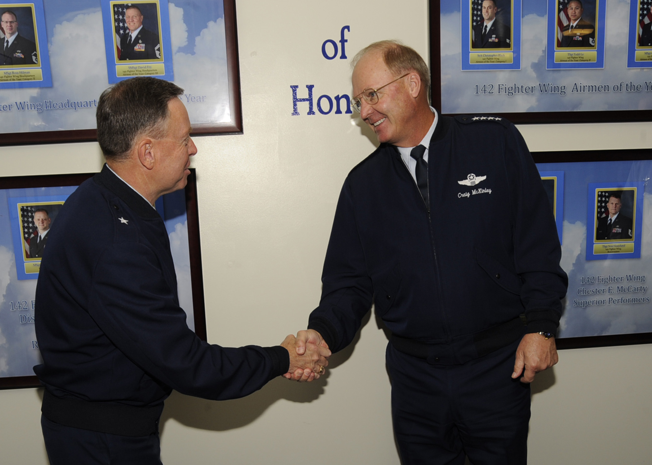 Chief of the National Guard Bureau visit