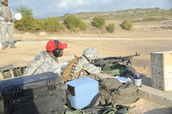 Machine gun training