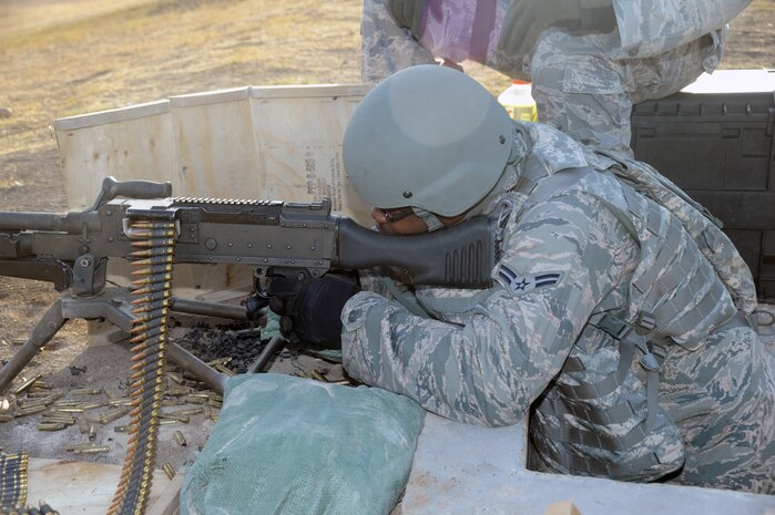 Machine gun training