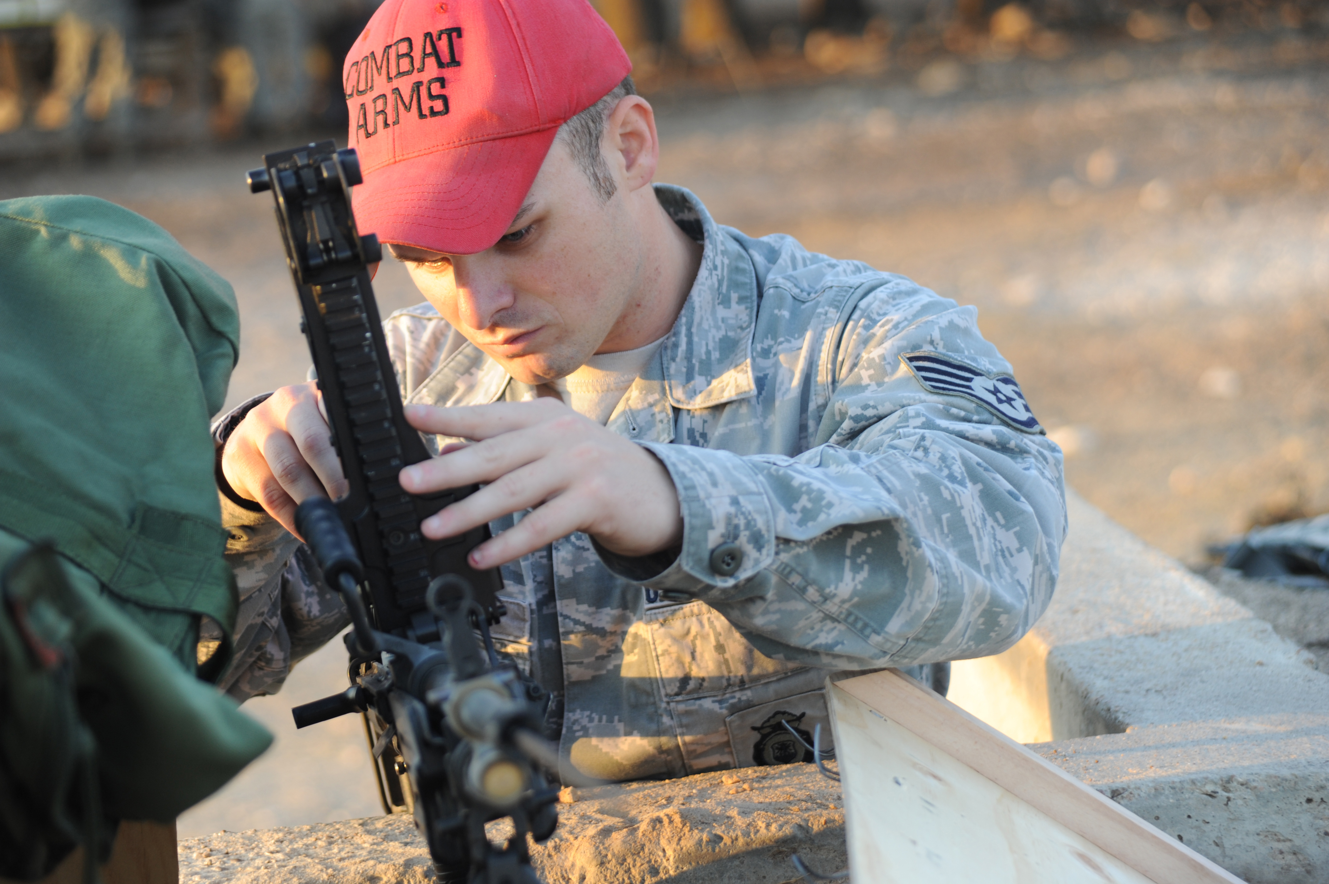 Machine gun training