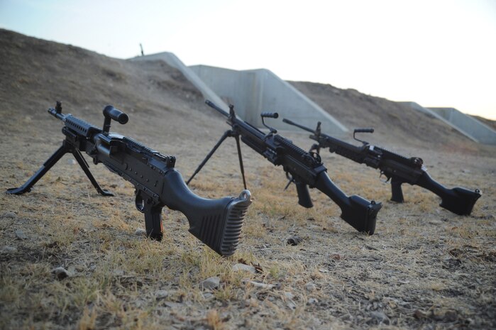 Machine gun training