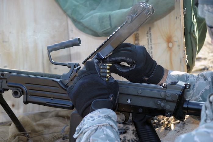 Machine gun training