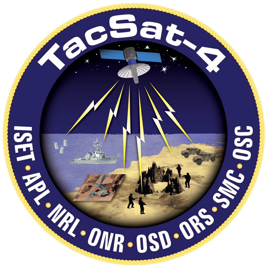 Tactical Satellite-4 program logo