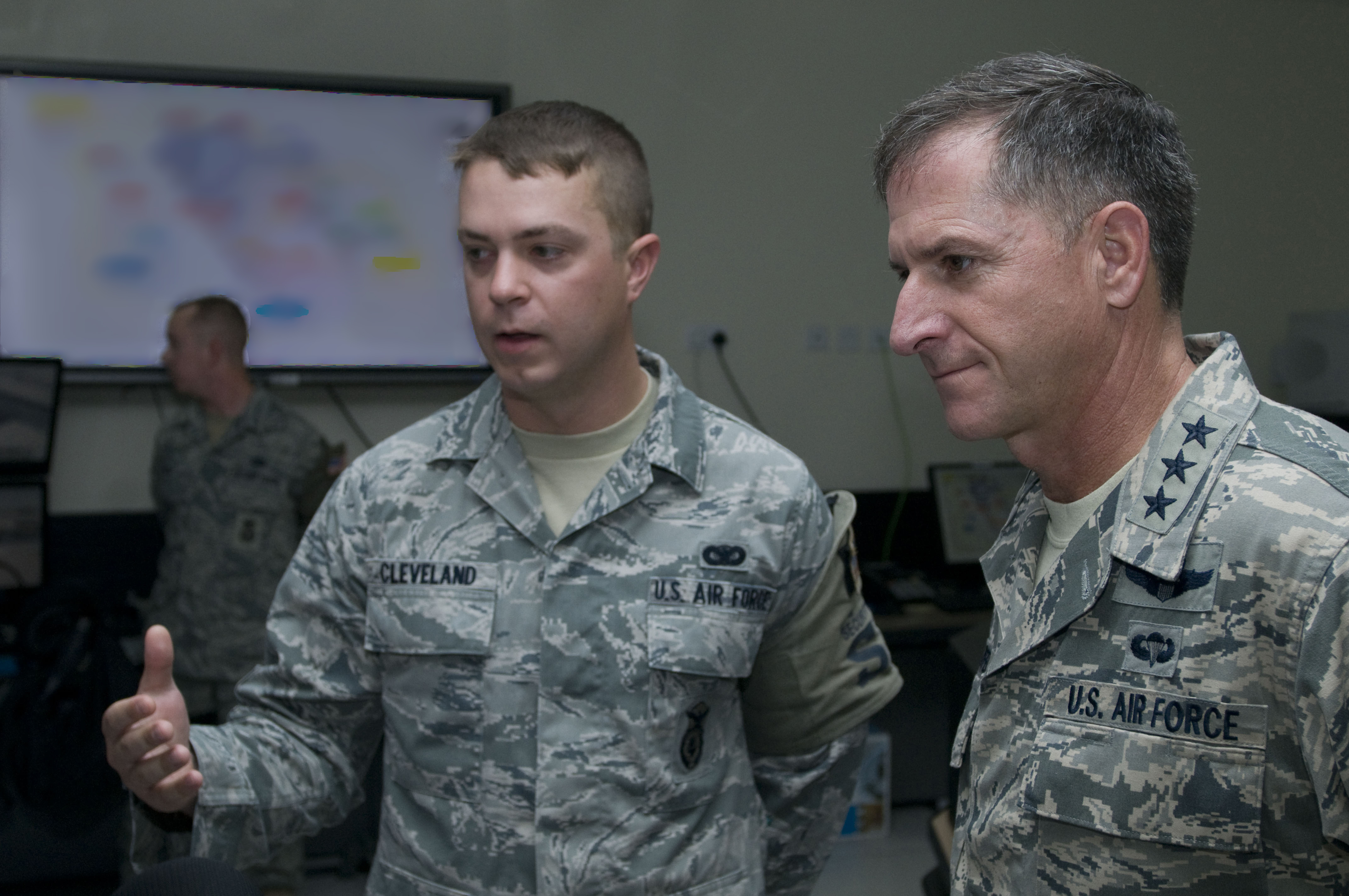 AFCENT commander visits Airmen of the 379 AEW > U.S. Air Forces Central ...