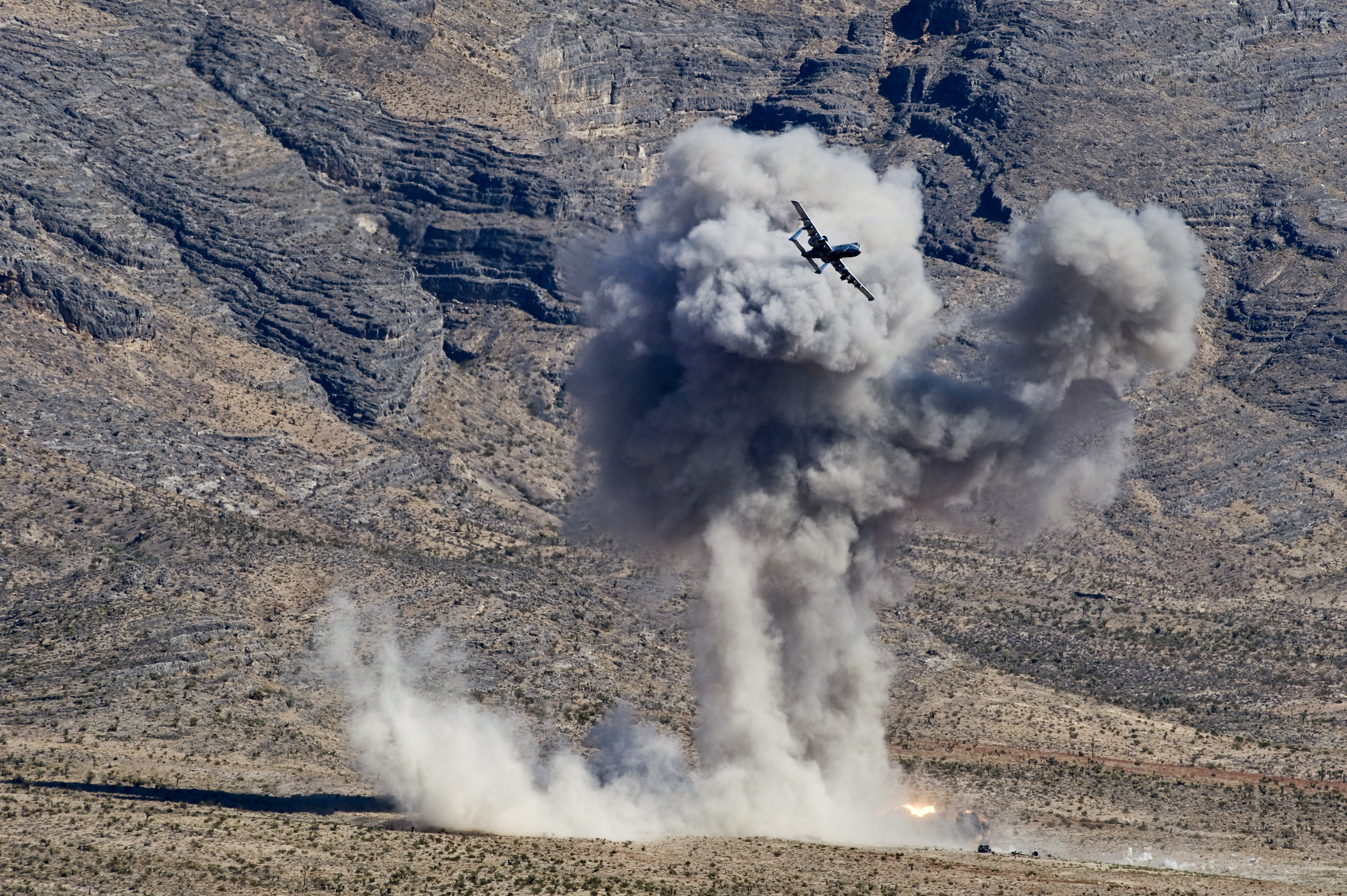 Close Air Support training at the Nevada Test and Training Range ...