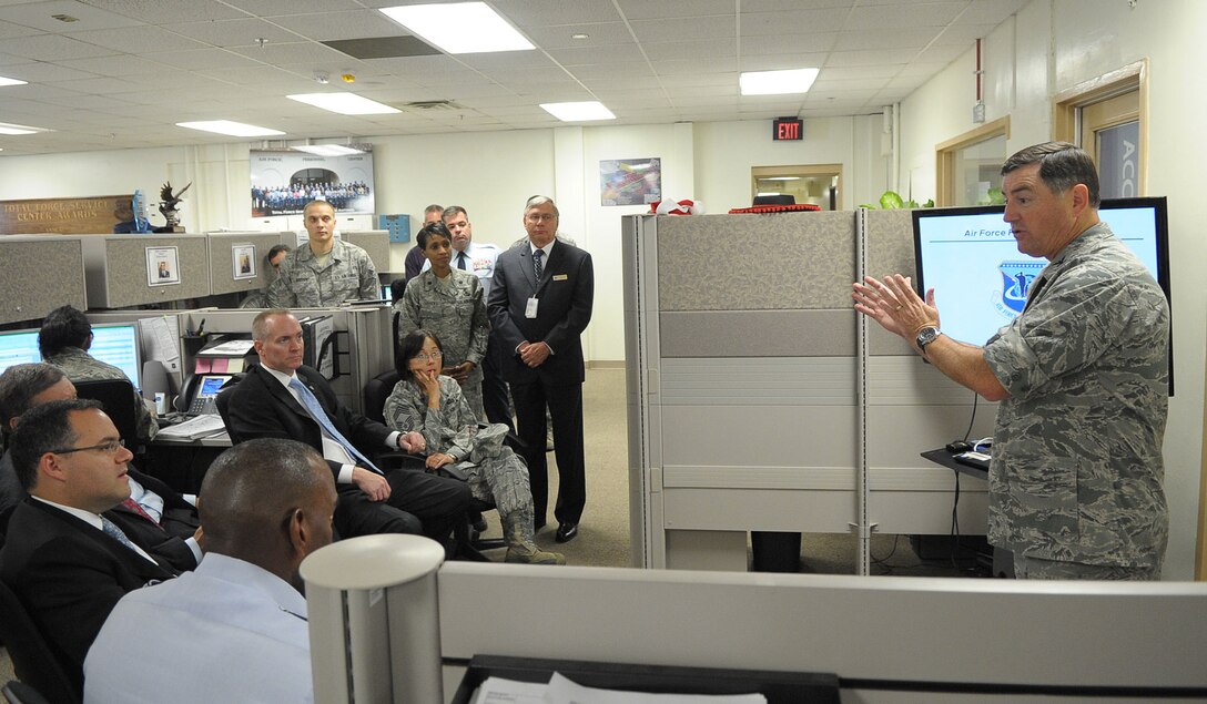 AF assistant secretary for manpower, reserve affairs tours AFPC