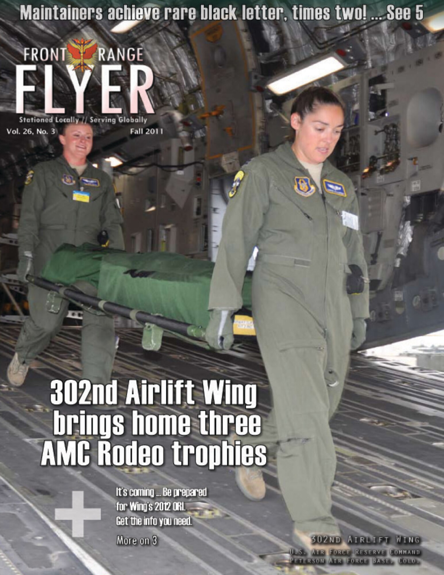 Fall 2011 Front Range Flyer available online > 302nd Airlift Wing ...