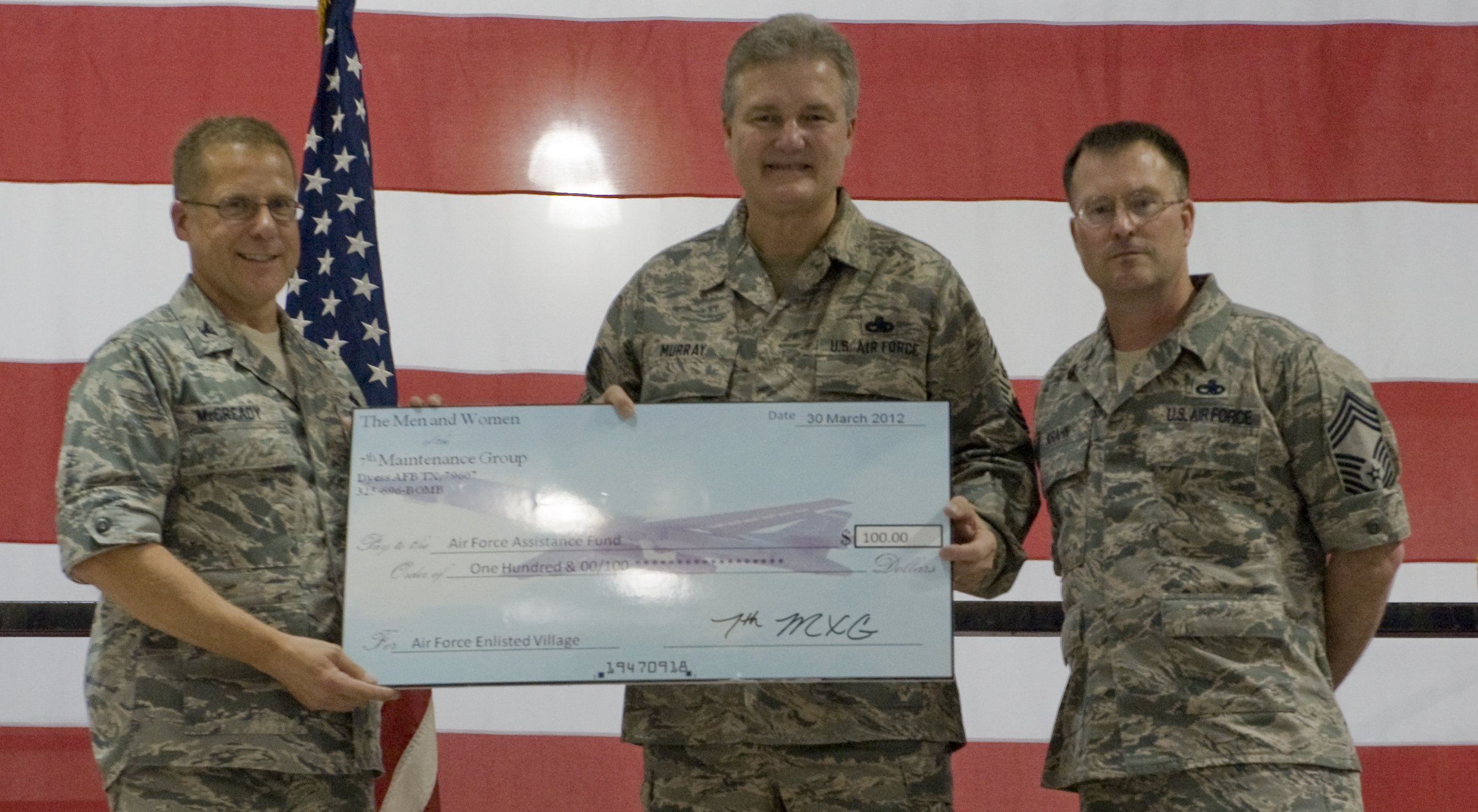 Chief Murray visits Dyess > Dyess Air Force Base > Article Display