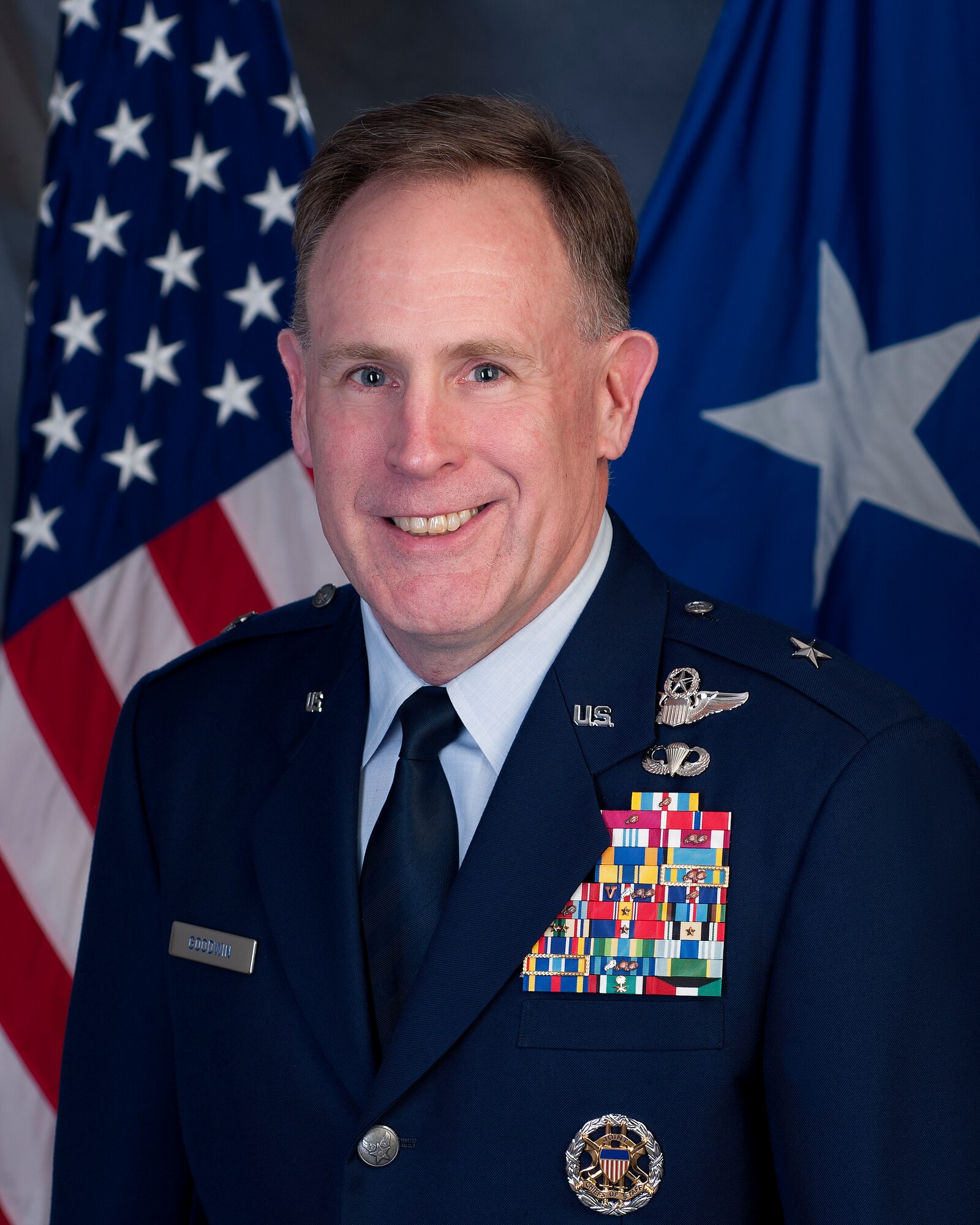 BRIGADIER GENERAL SCOTT P. GOODWIN > Air Force > Biography Display