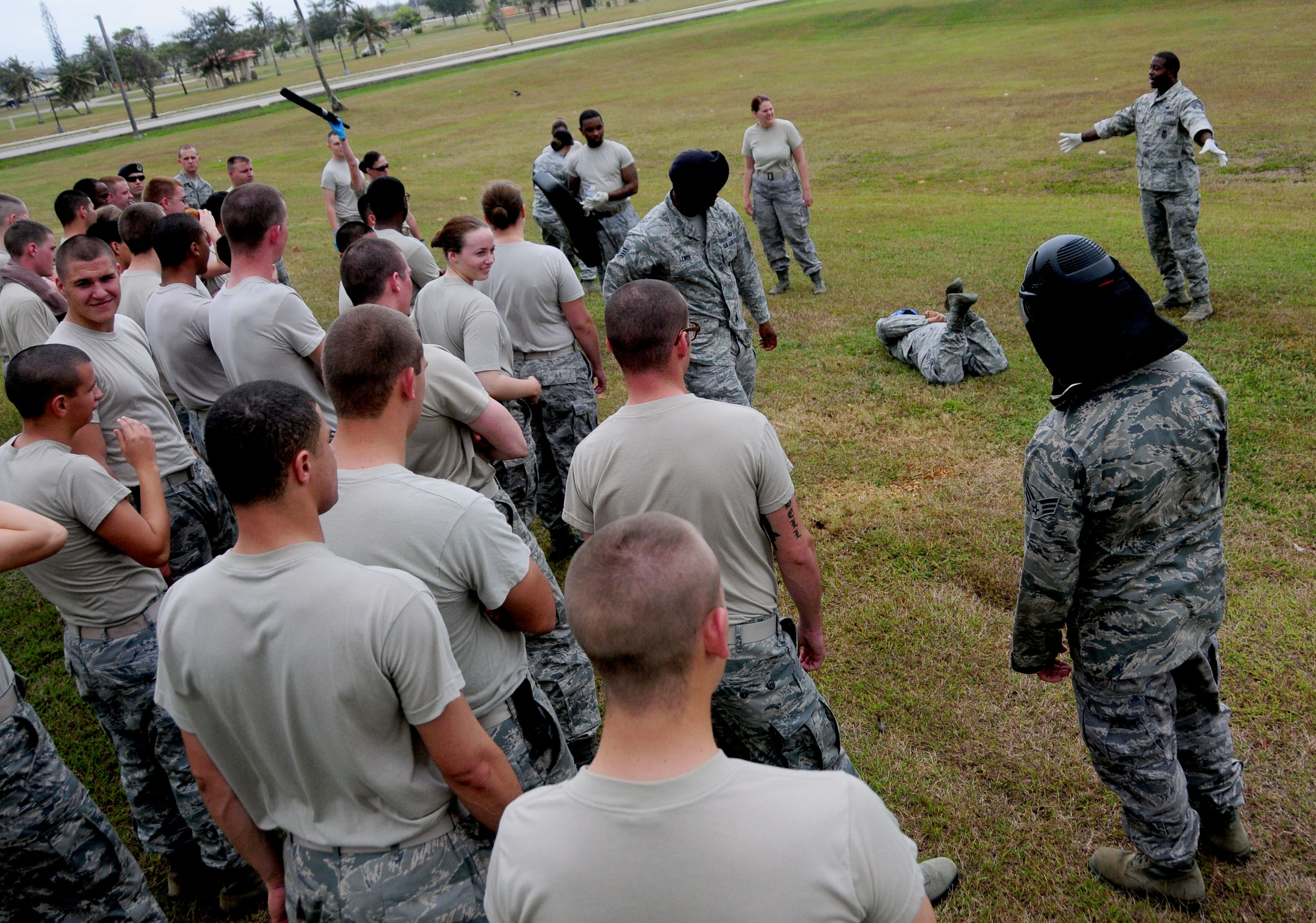 Dont Spray Me Bro! 36 SFS OC Spray training