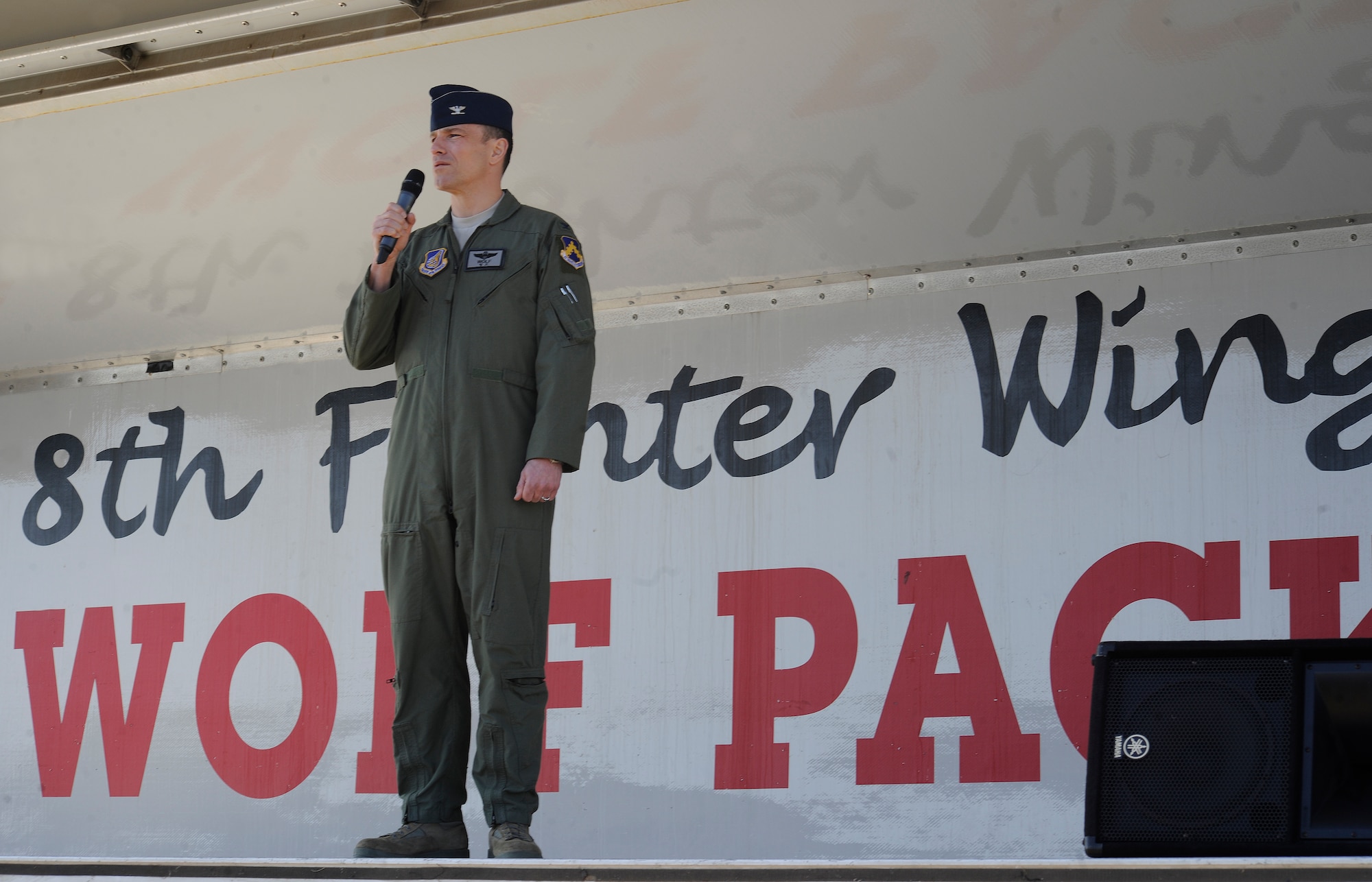 Airmen gather for Wolf Call > Kunsan Air Base > Display