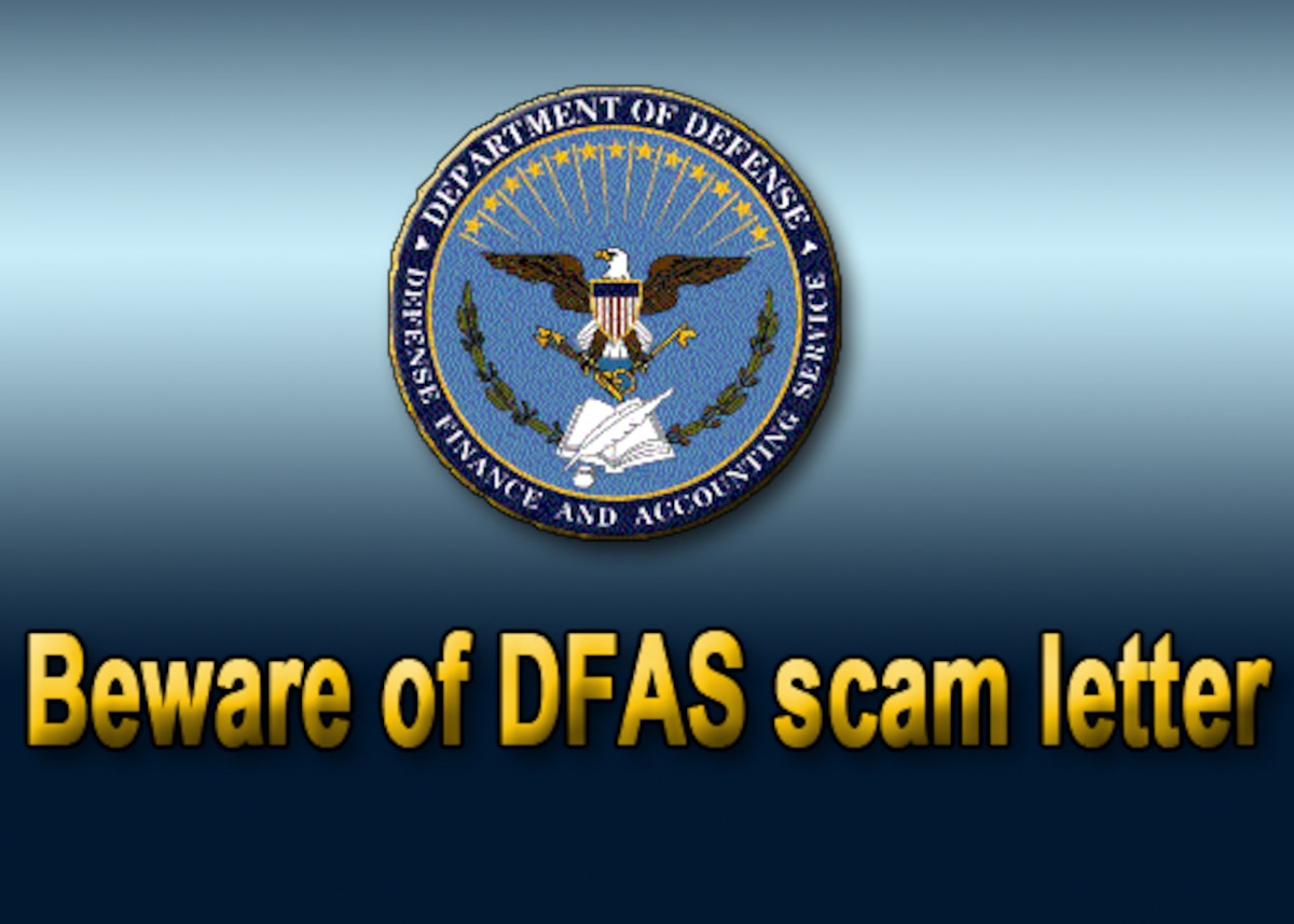 Beware of DFAS scam letter > 315th Airlift Wing > Article Display