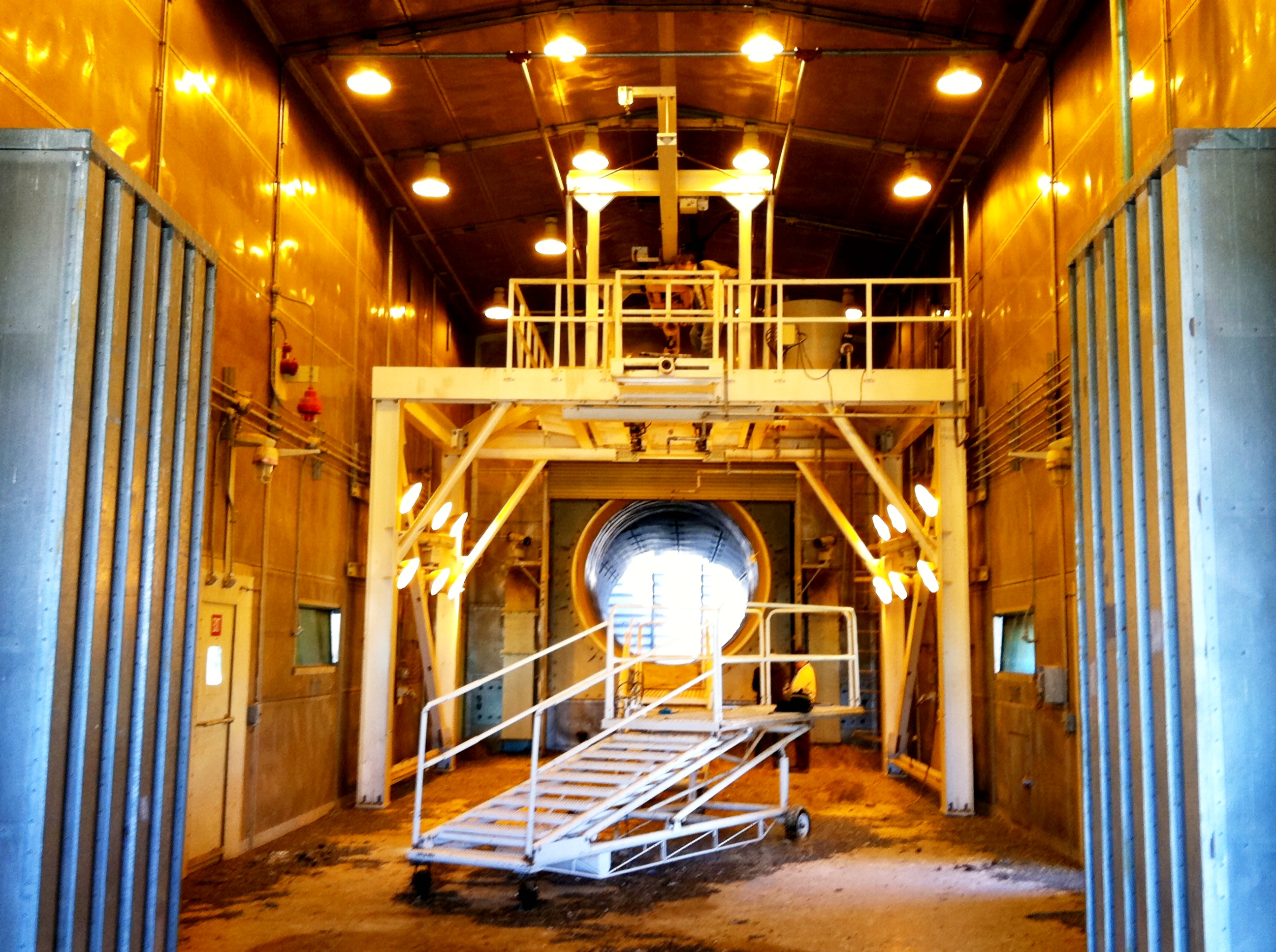 New jet engine test cells under construction at Tinker > Air Force ...