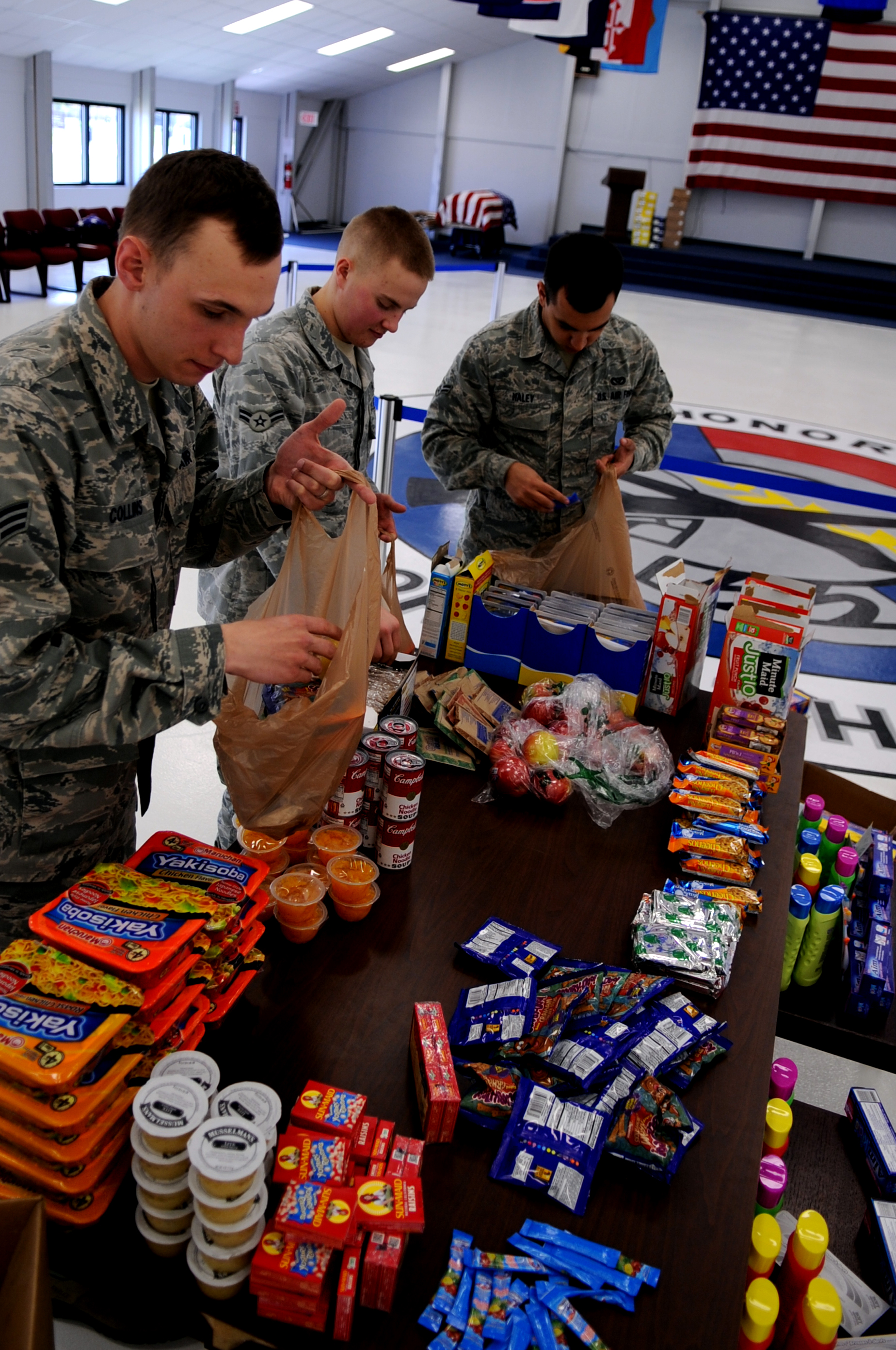 Grand Forks AFB Honor Guard helping take a bite out of hunger > Grand ...