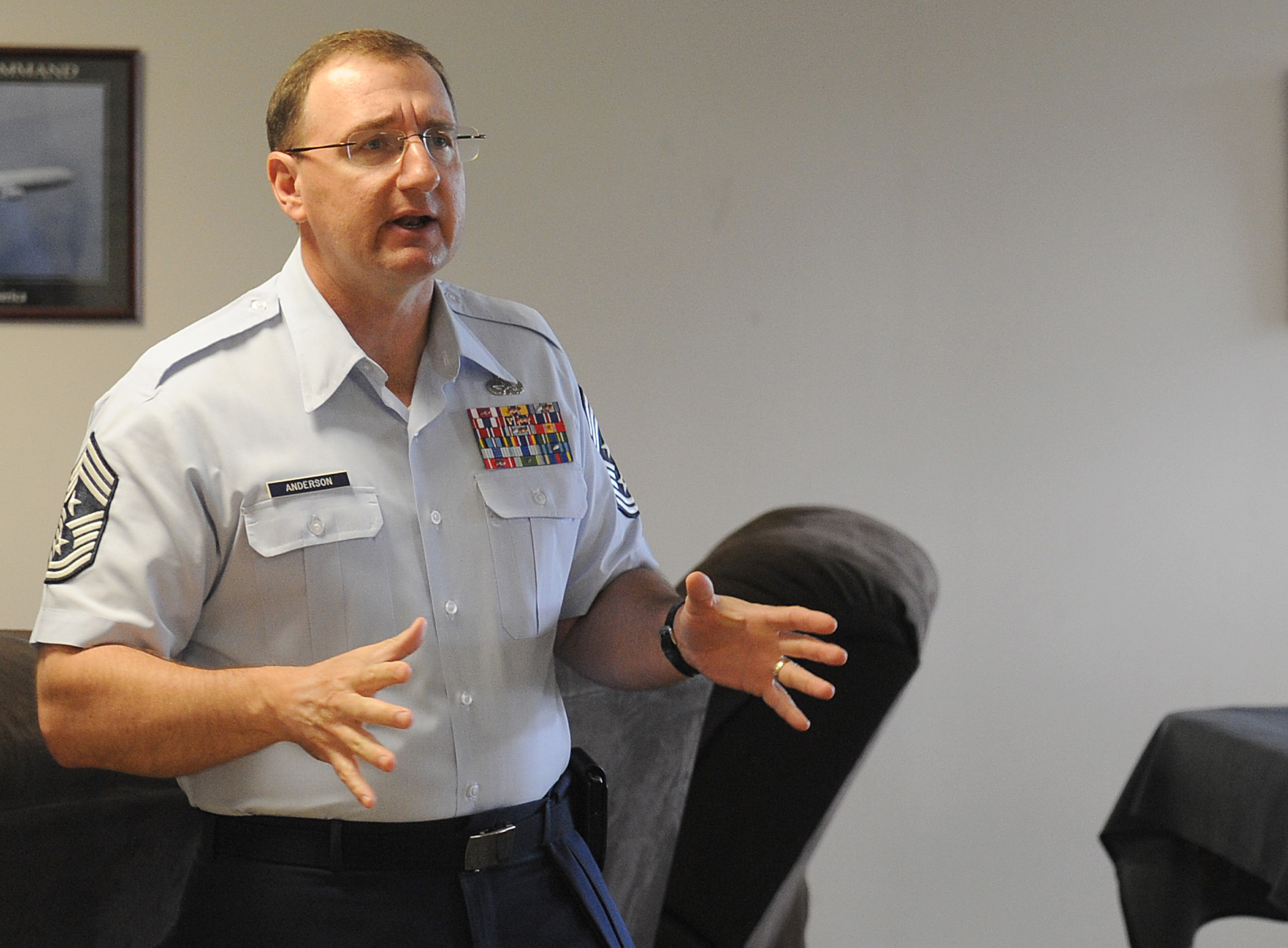 Day in the Life of Chief Master Sgt. Marty Anderson