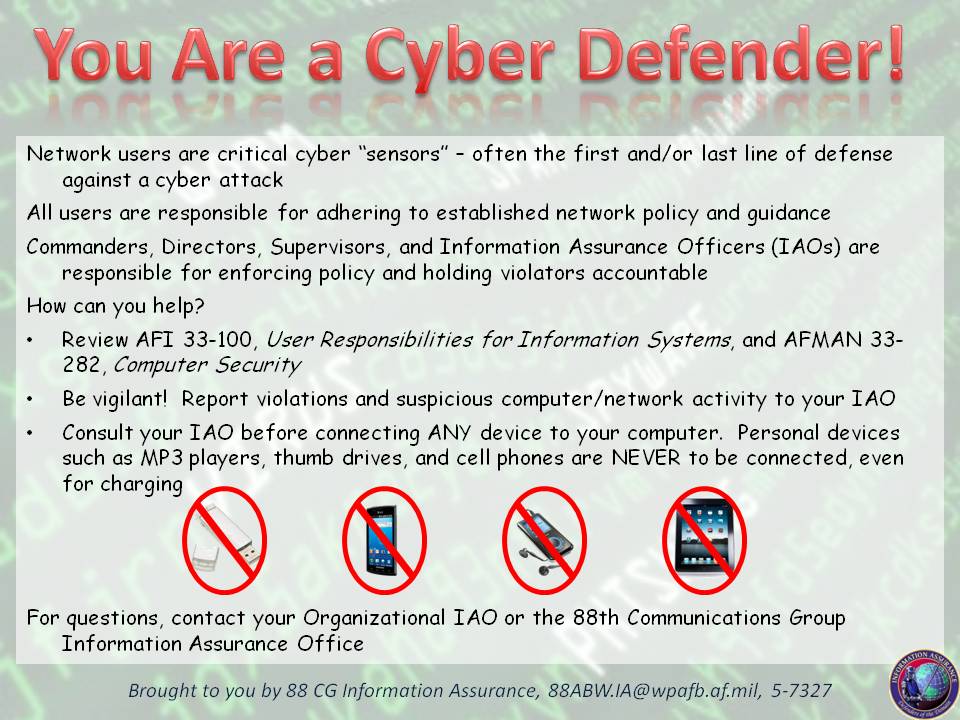 You Are a Cyber Defender!