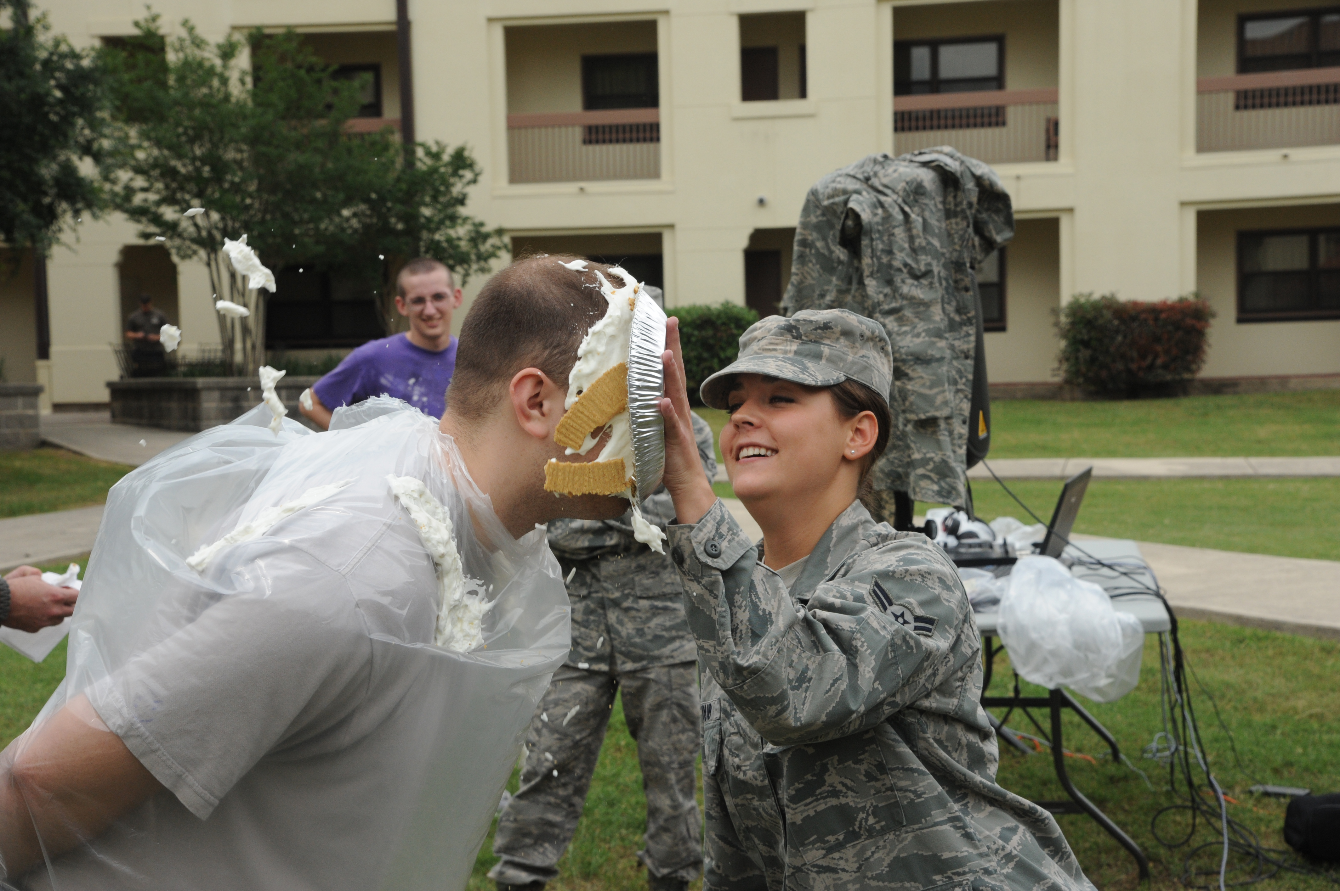 Army Pie In The Face