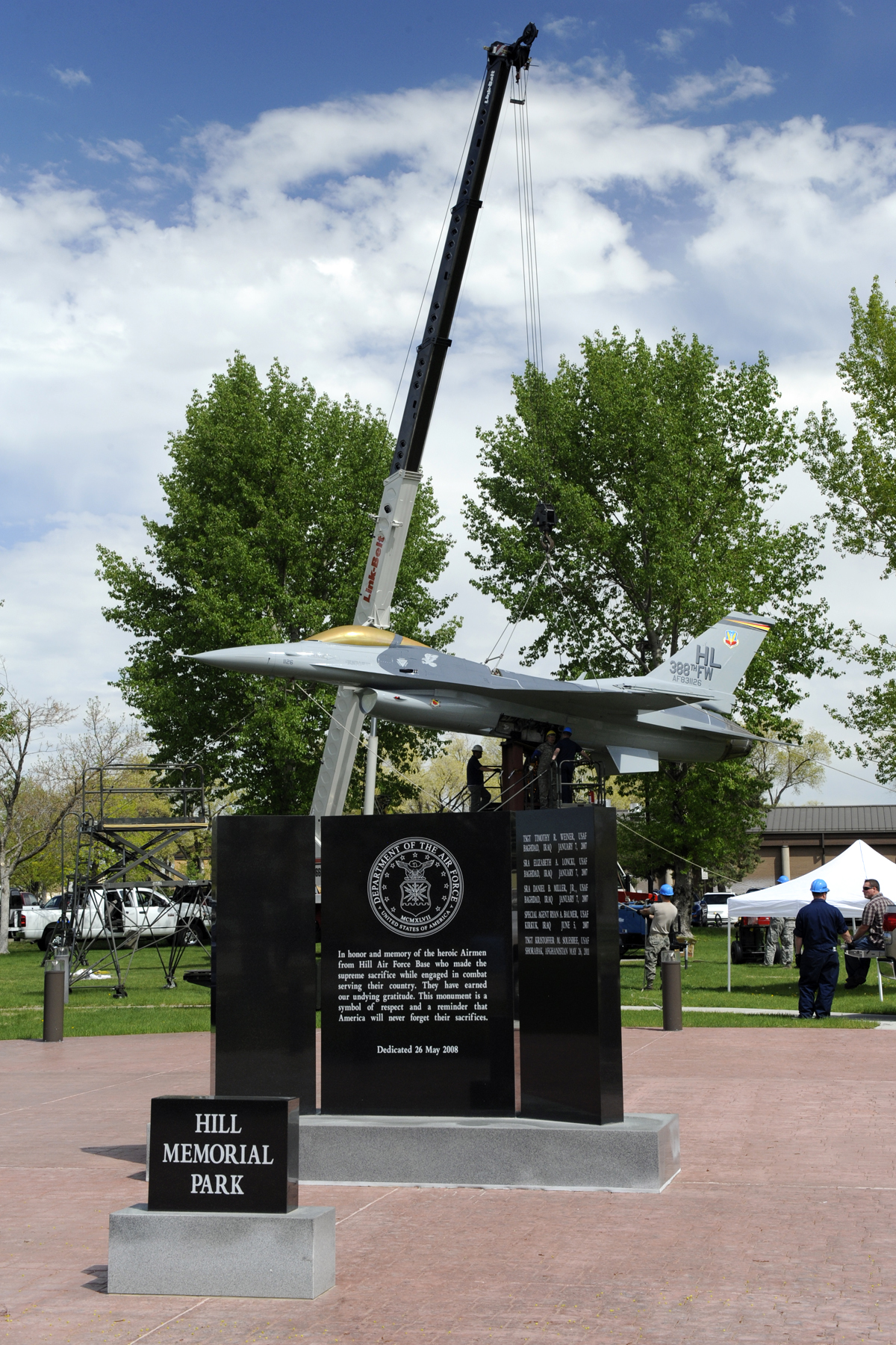 F-16 static display at Hill AFB