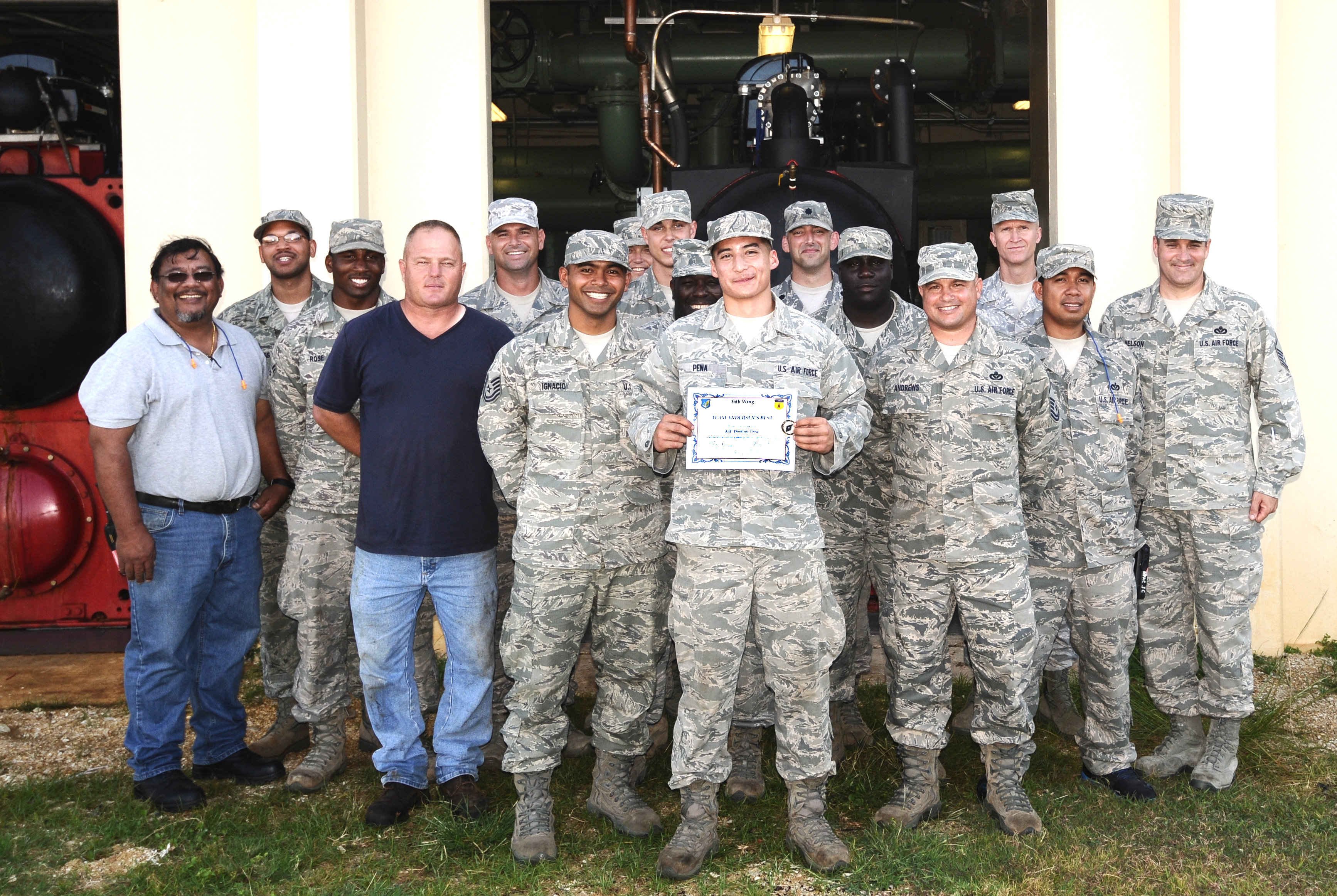 Team Andersen's Best, Airman 1st Class Dominic Pena > Andersen Air ...