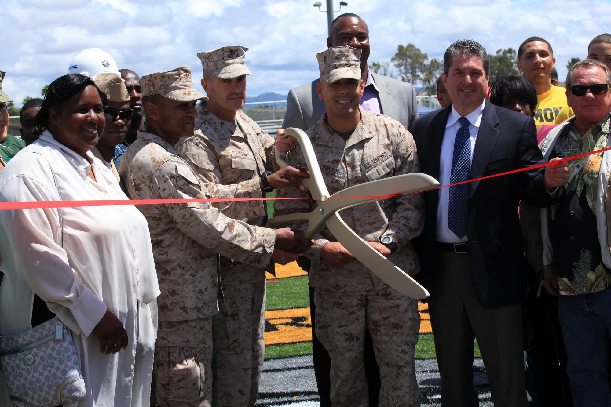 Ribbon-cutting ceremony officially reopens Pendleton's Paige Fieldhouse ...