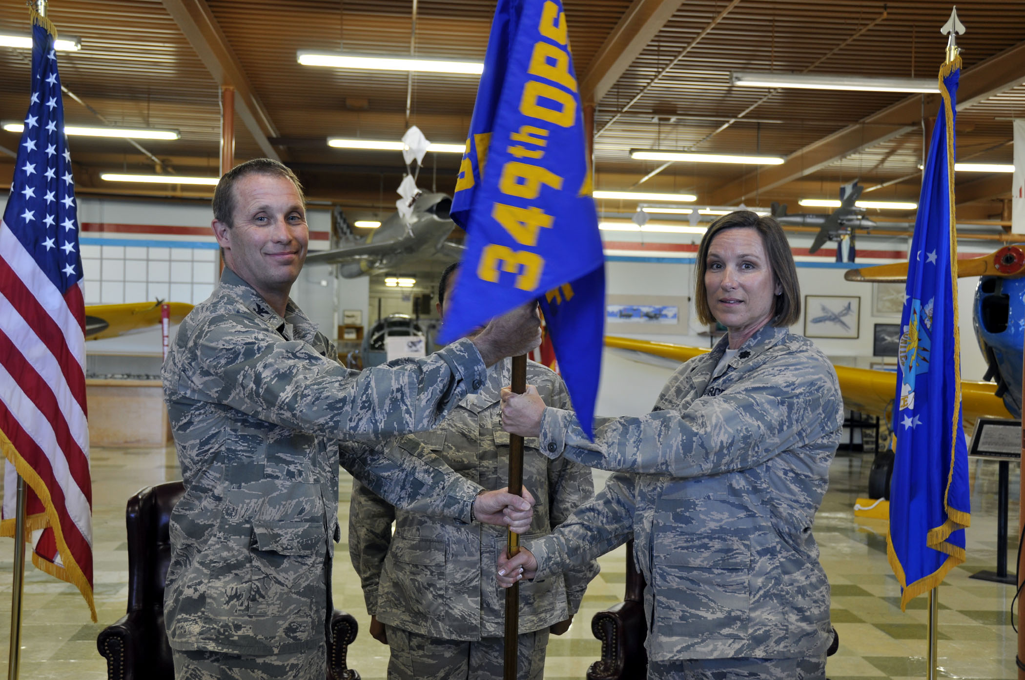 349th Operations Support Flight holds assumption of command ceremony ...