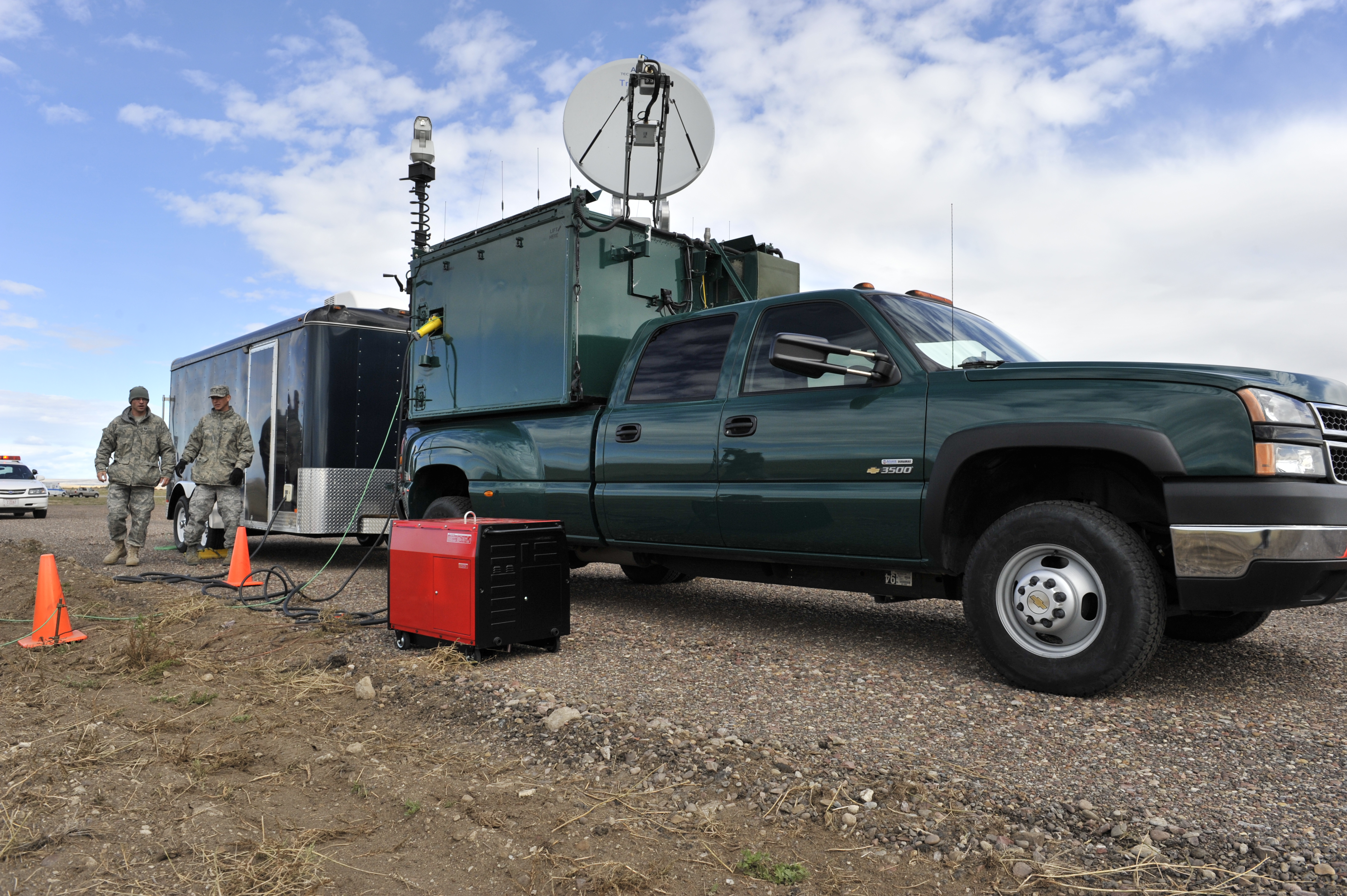 120th Communication Flight's Mobile Platform Allows on Scene Emergency ...
