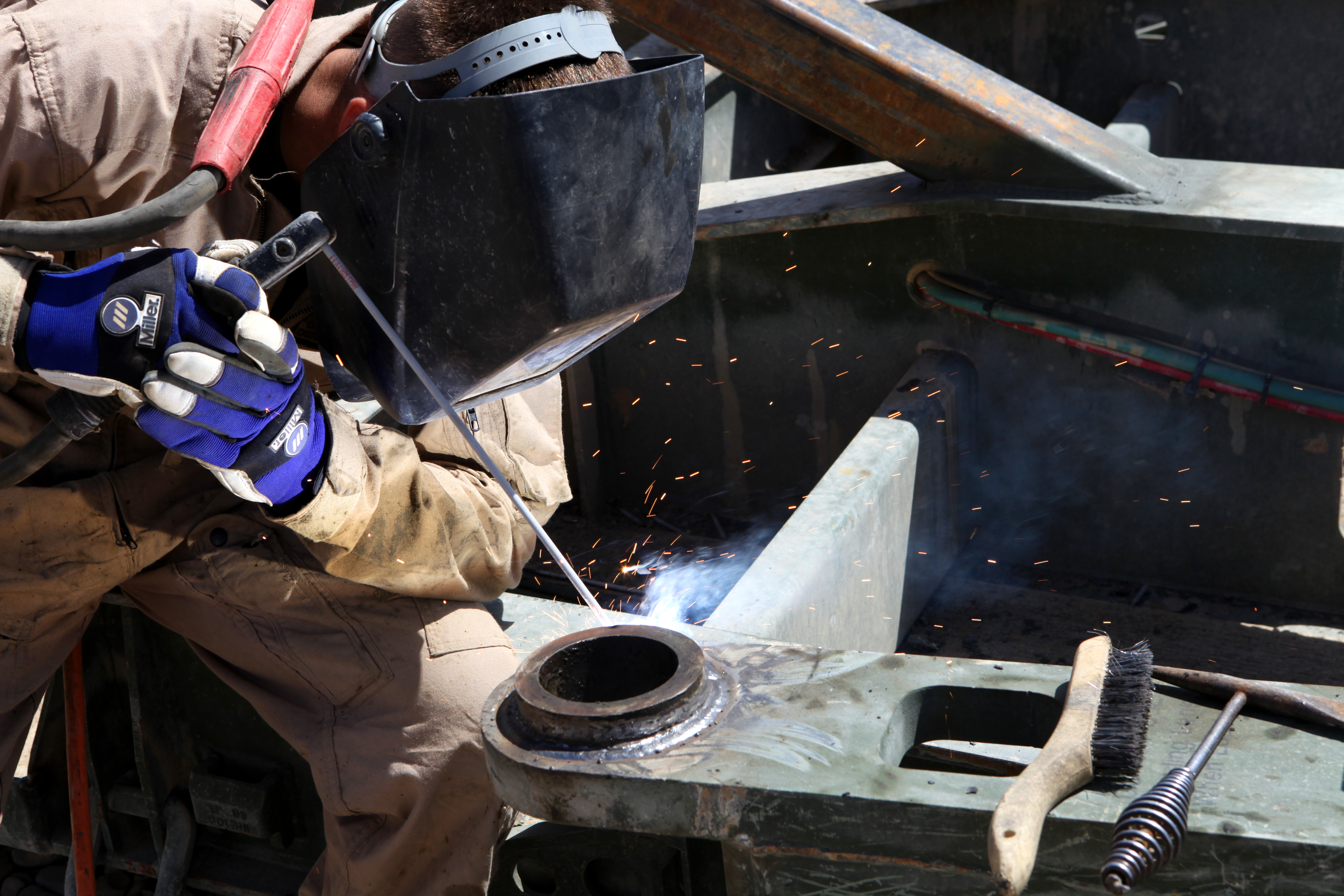 Marine welder keeps heavy-duty trailers operable in Afghanistan, saves ...