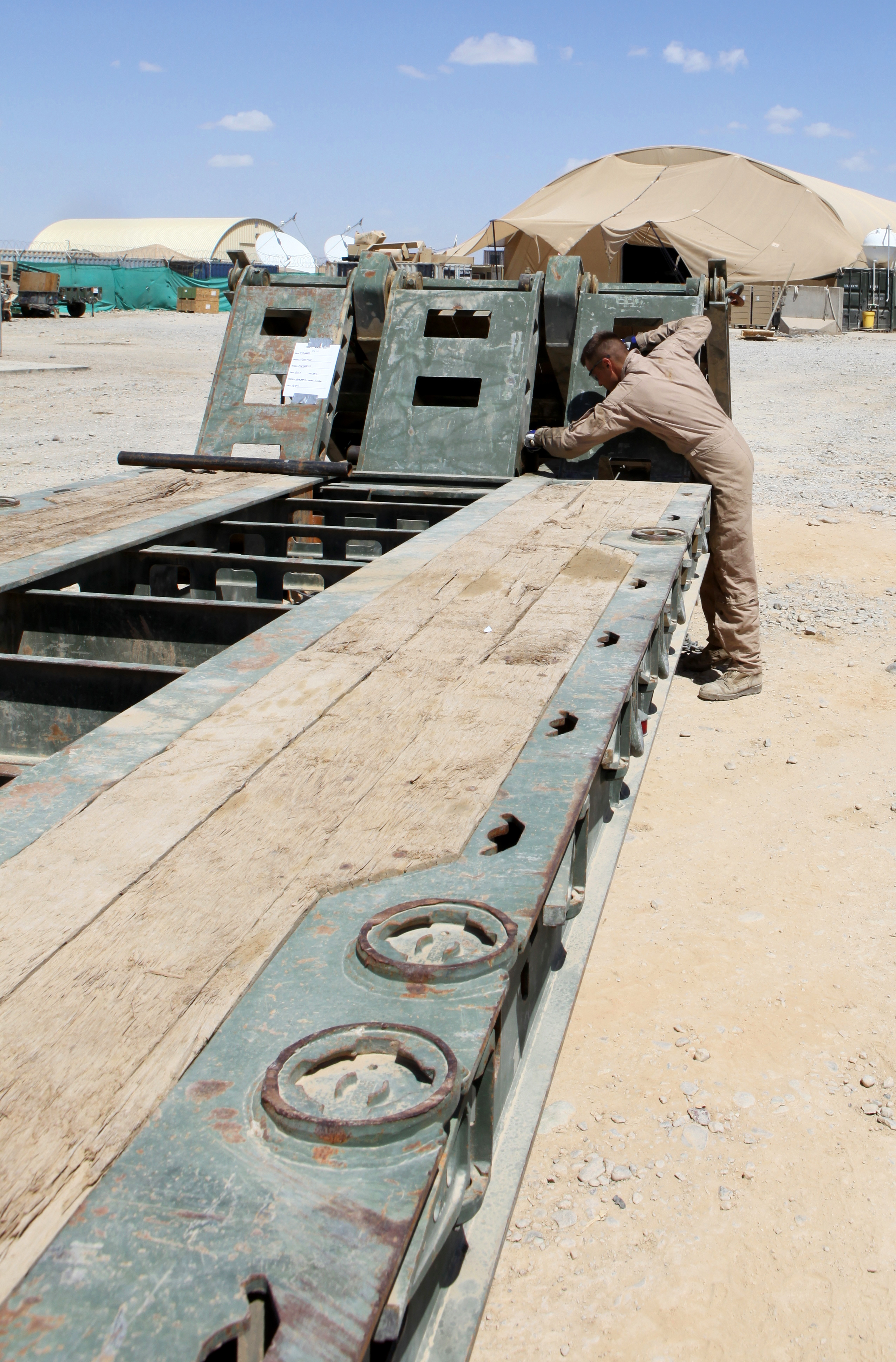 Marine welder keeps heavy-duty trailers operable in Afghanistan, saves ...