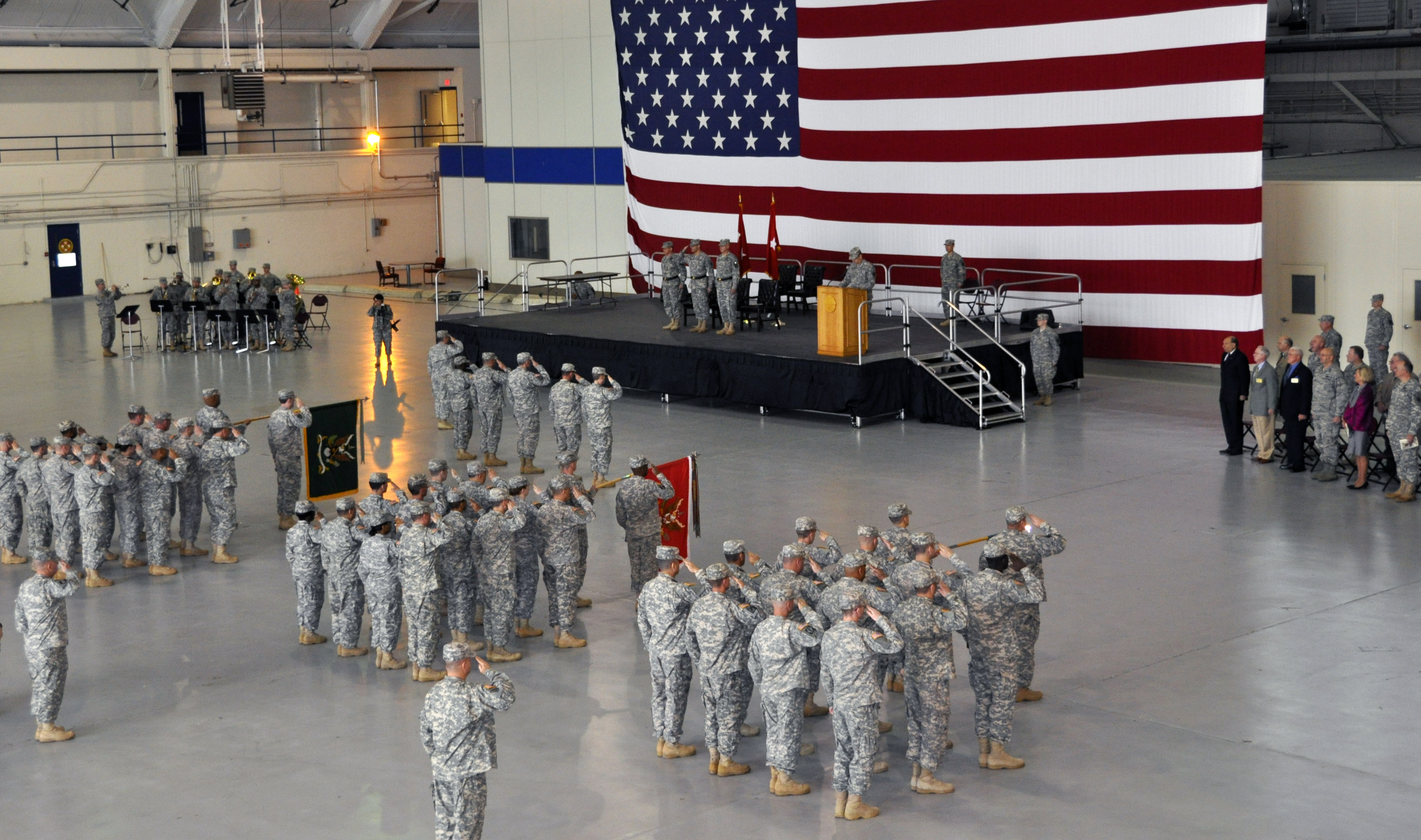 302D Maneuver Enhancement Brigade Change of Command Ceremony