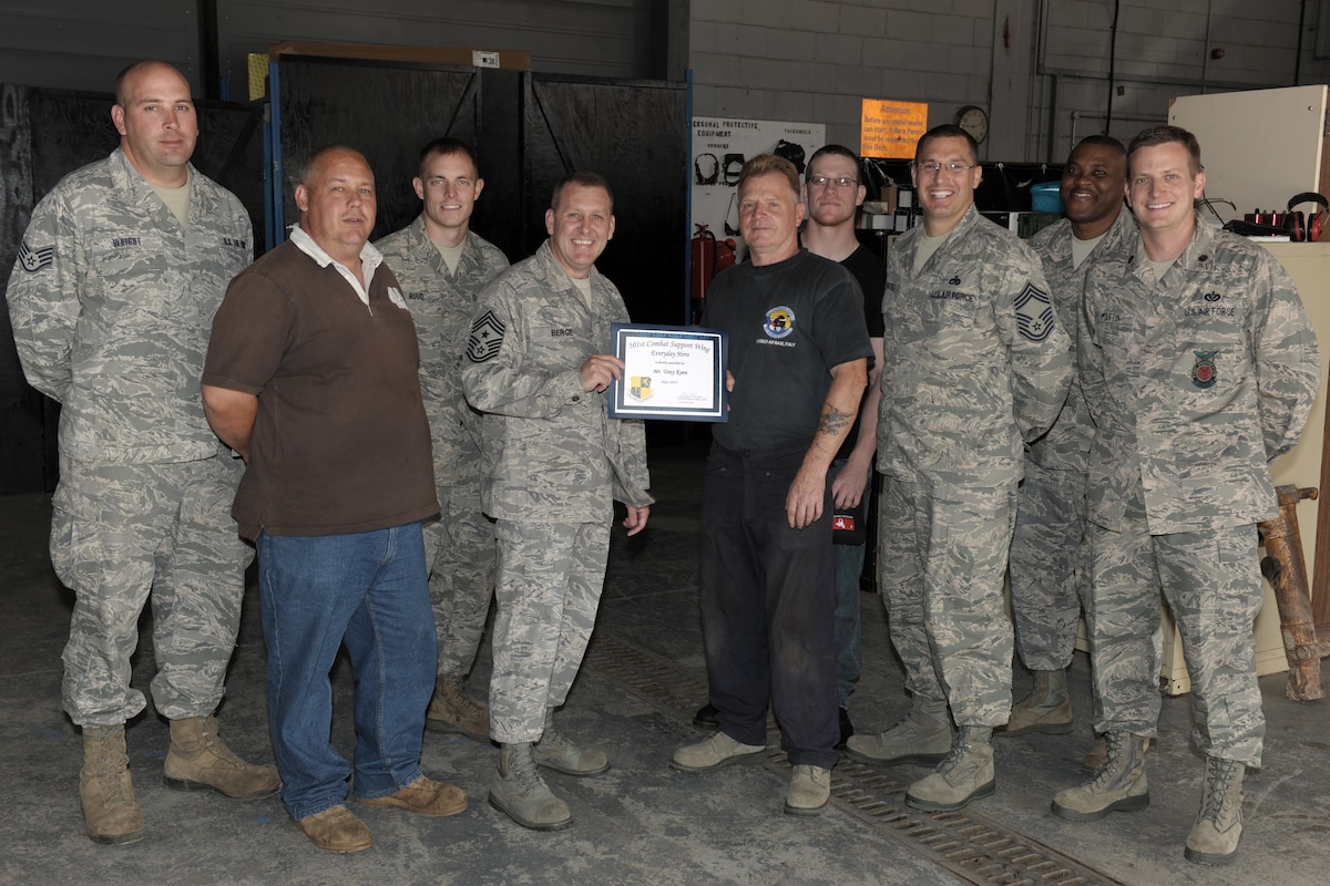 501 CSW Everyday Hero > 501st Combat Support Wing > Article Display