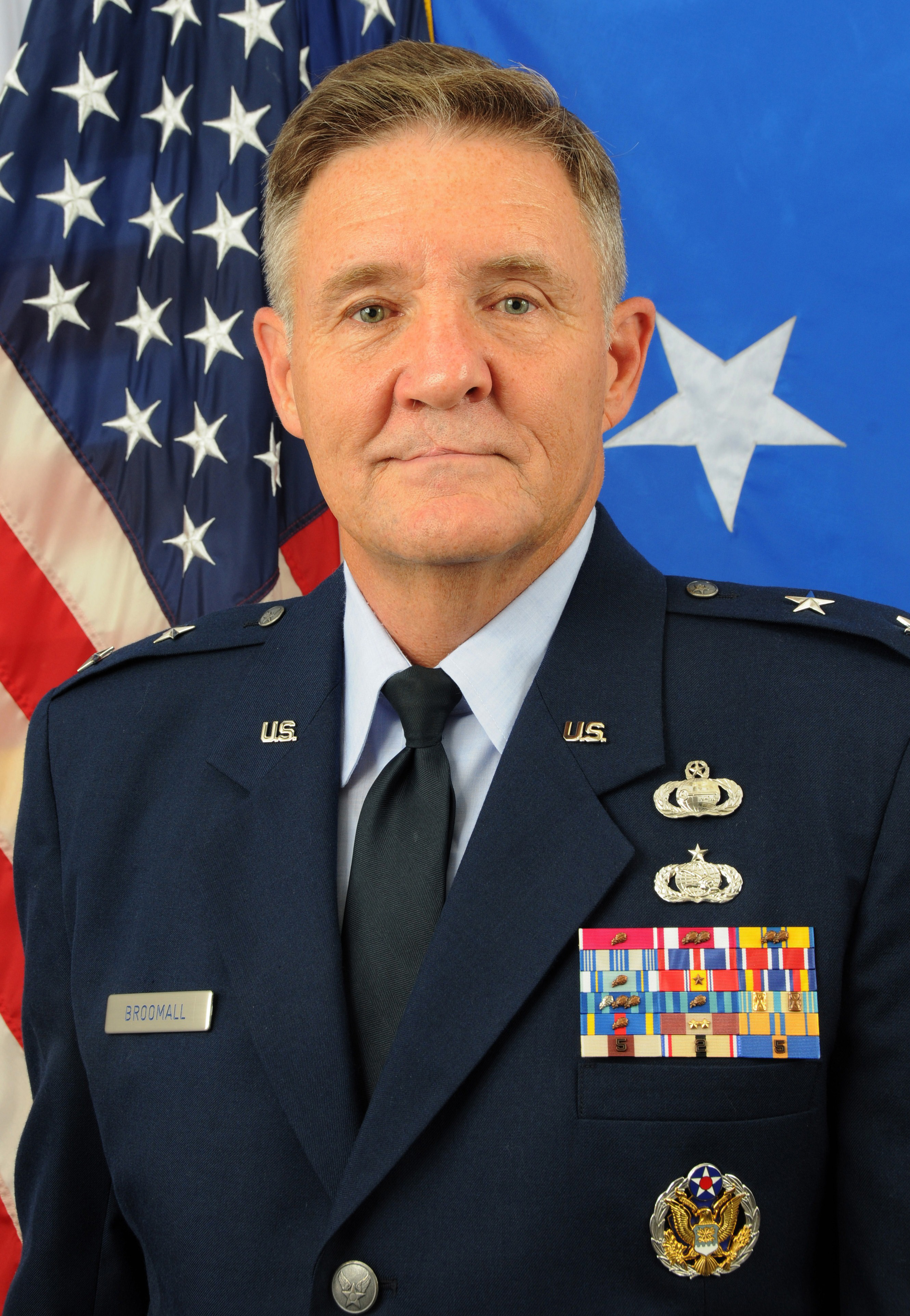 Major General Hugh T. Broomall, Special Assistant to the Director, Air ...