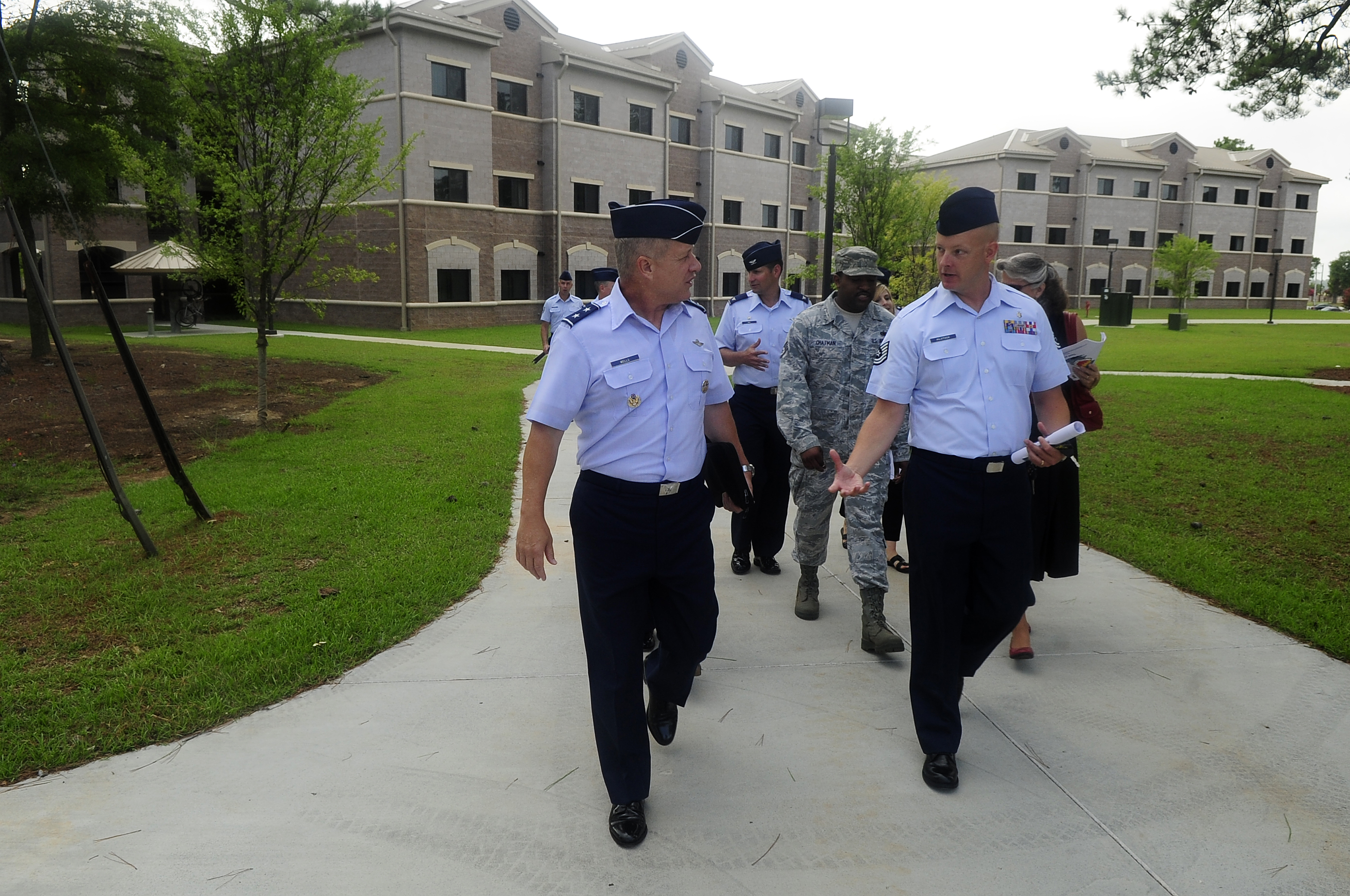 Maj. Gen. Lawrence Wells DV Visit