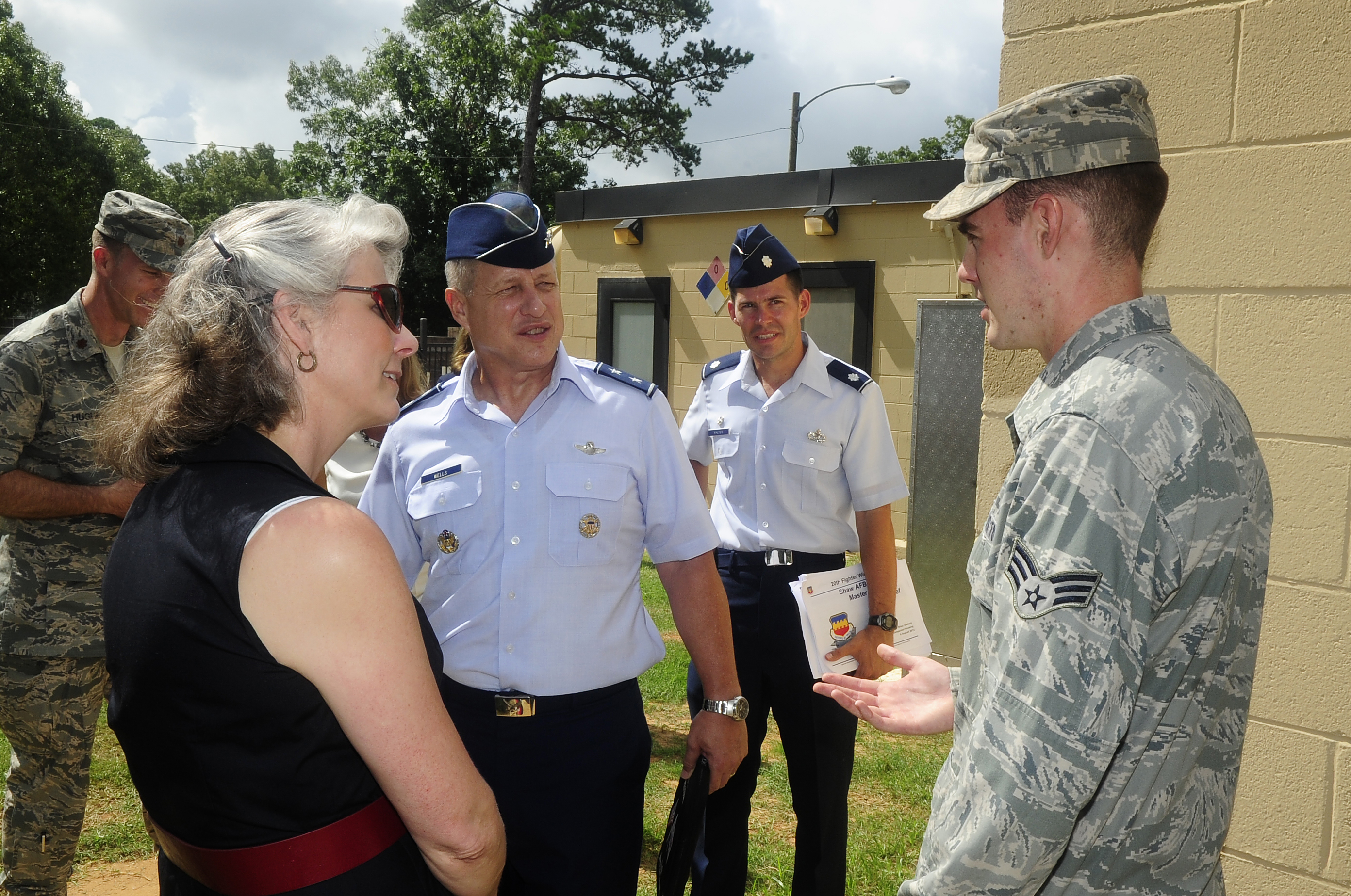 Maj. Gen. Wells DV Visit