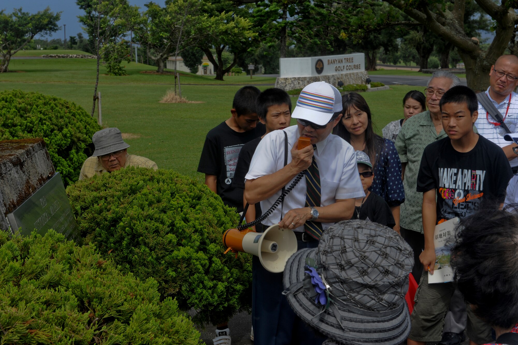 Okinawa Peace Campaign visits Kadena's historic sites > Kadena Air Base ...