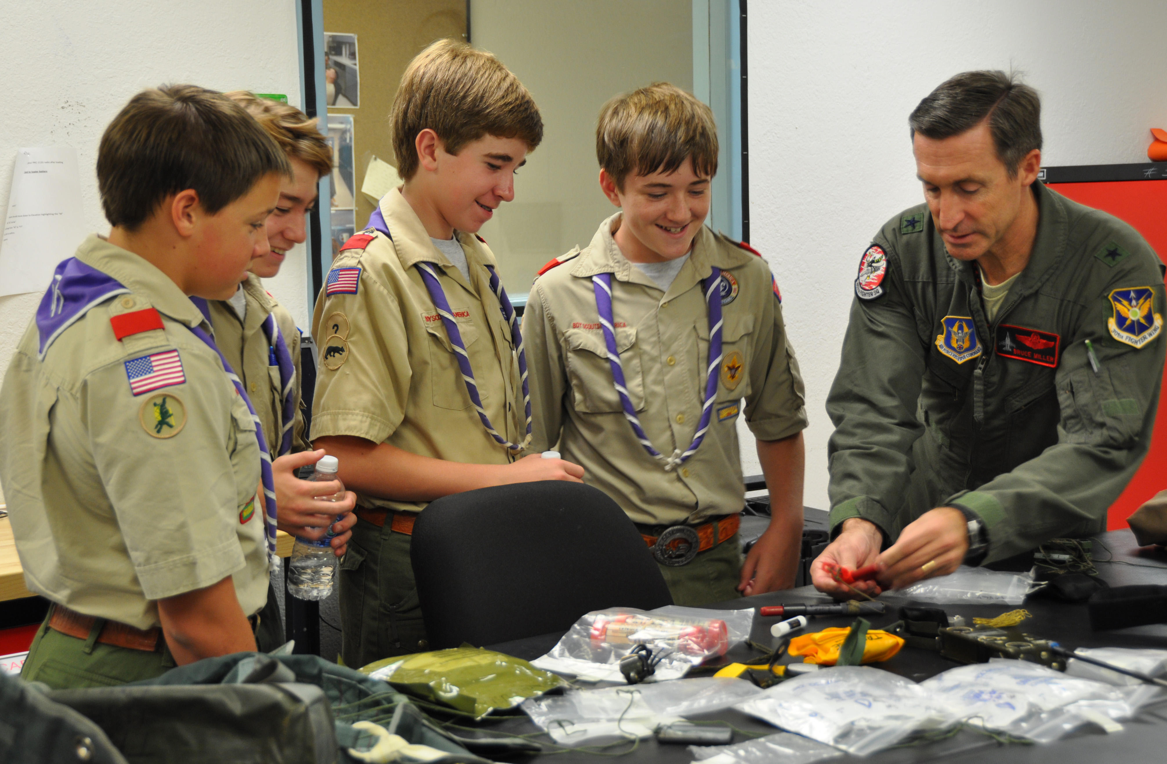 Scouts get hands-on tour
