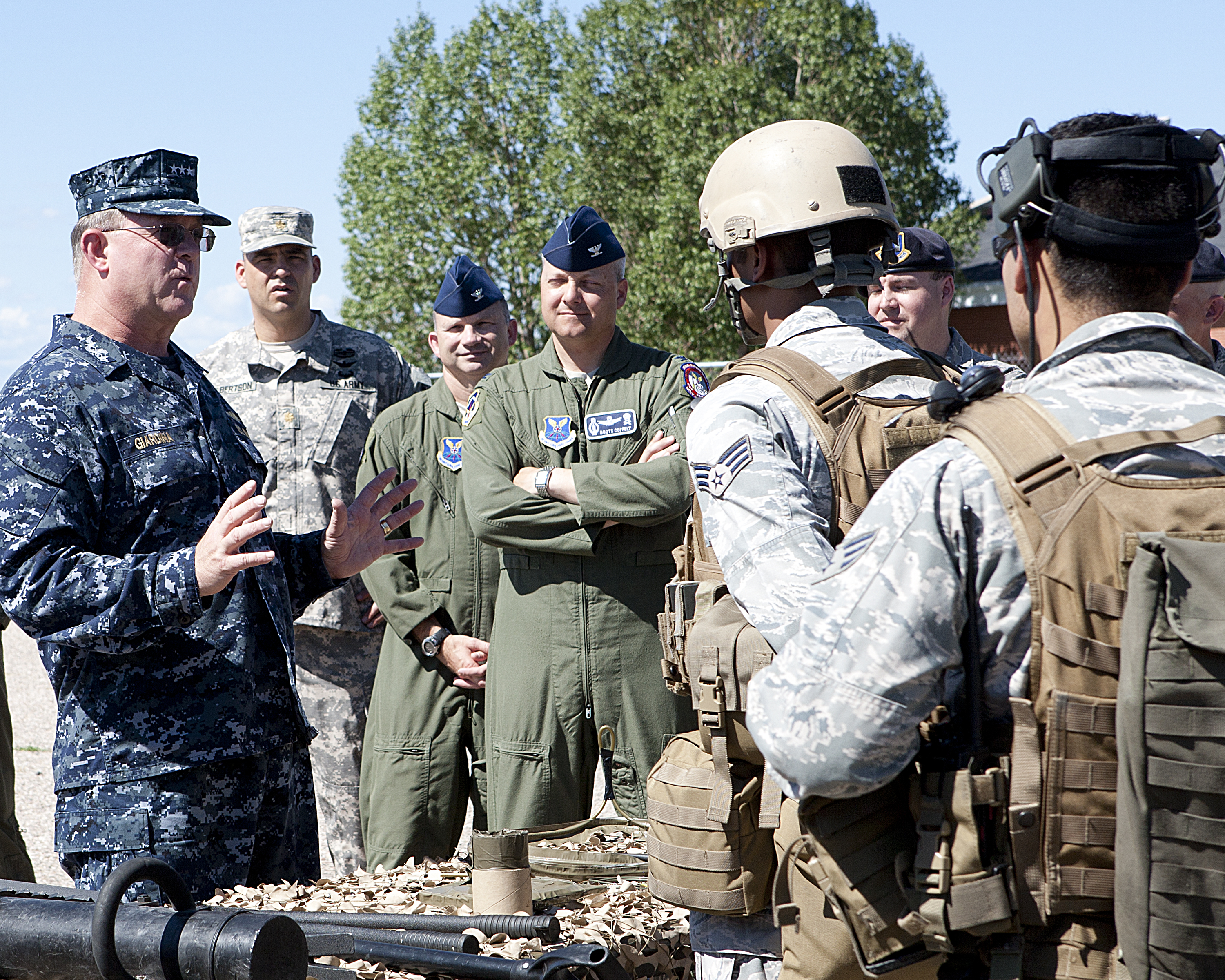Vice Admiral visits Mighty Ninety > F.E. Warren Air Force Base > News