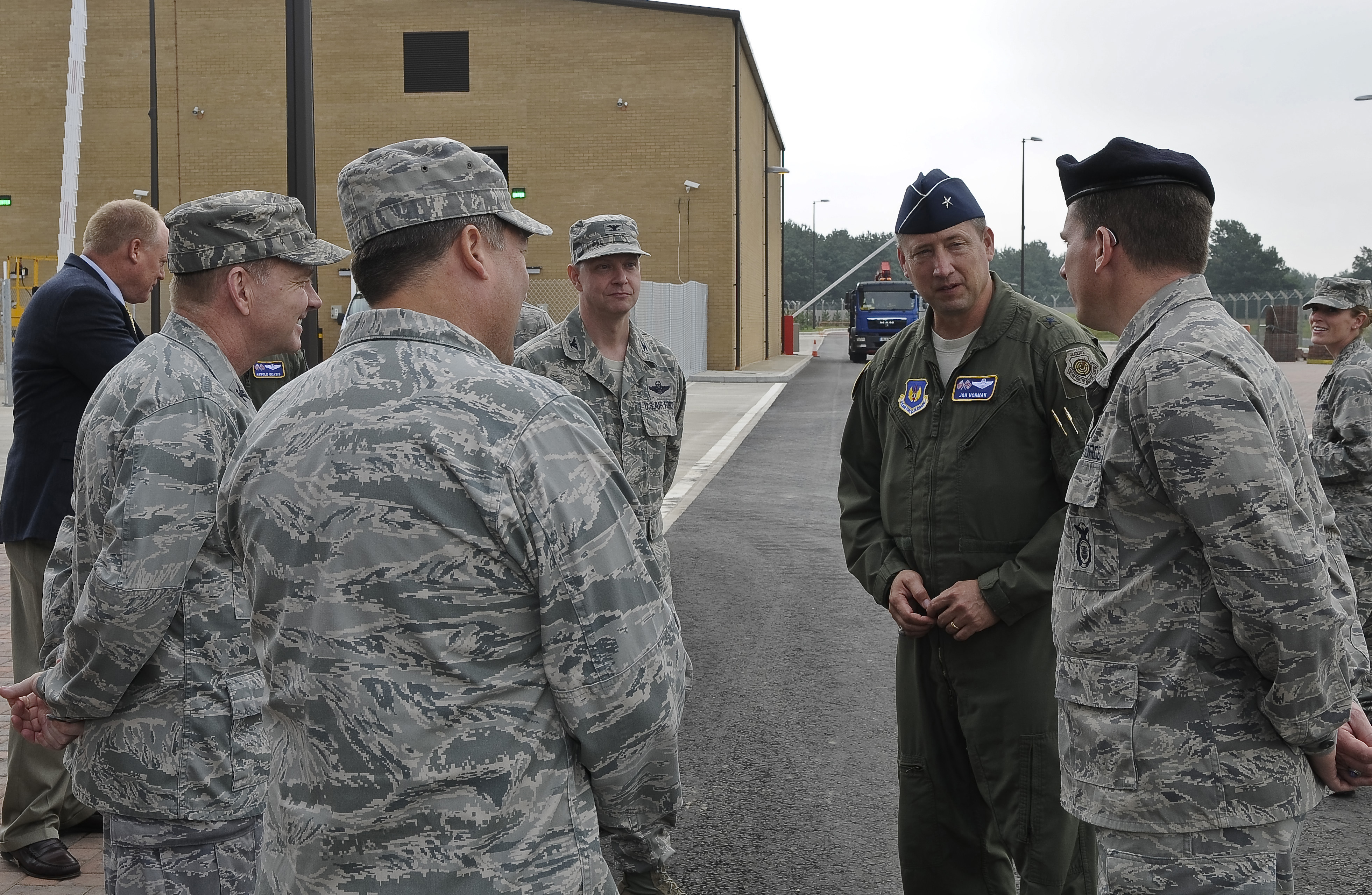 Brig. Gen. Jon Norman tours Liberty Wing