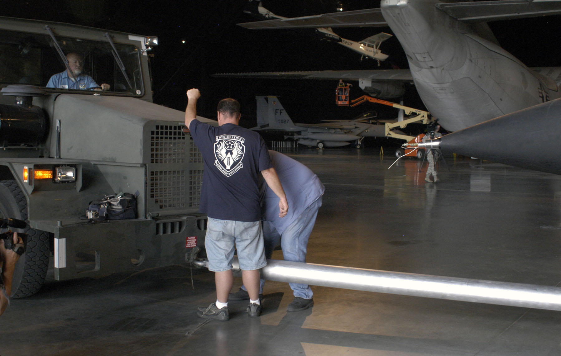 Cold War Gallery Aircraft Move