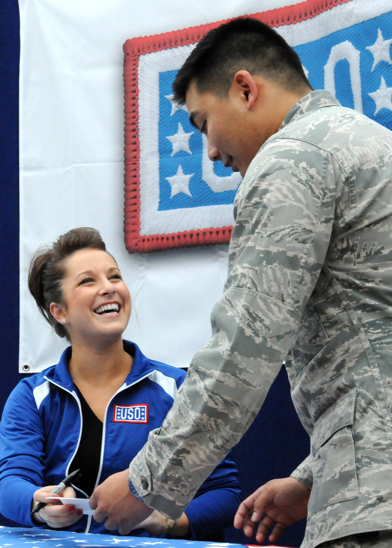 Gold-medal gymnast visits RAF Mildenhall > Royal Air Force Mildenhall ...