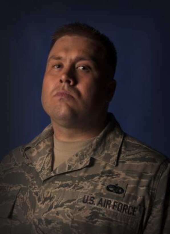 Air Force Staff Sgt. Robert Proffitt recently pulled a young girl from ...